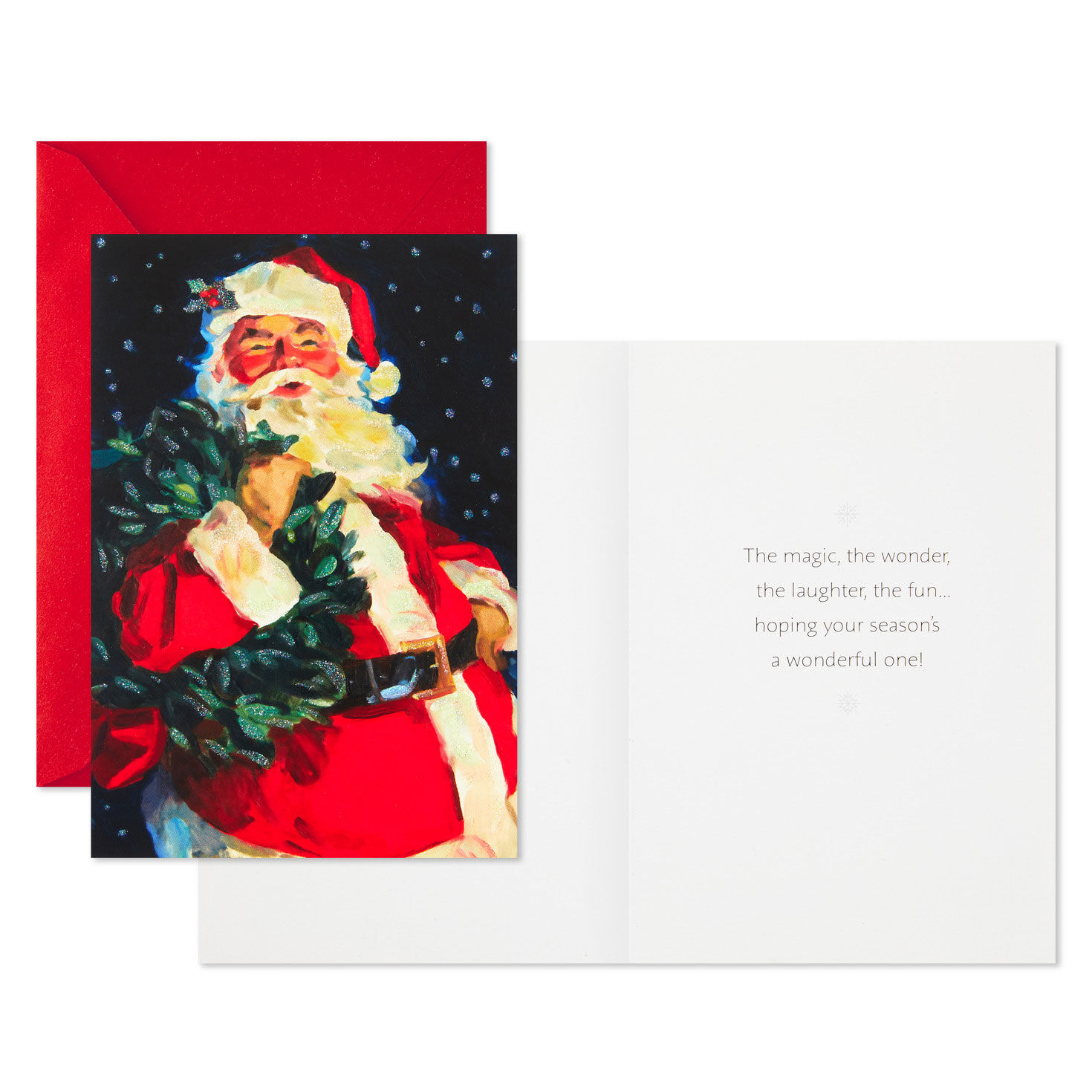 Jolly Santa Claus Boxed Christmas Cards, Pack of 16 - Boxed Cards ...