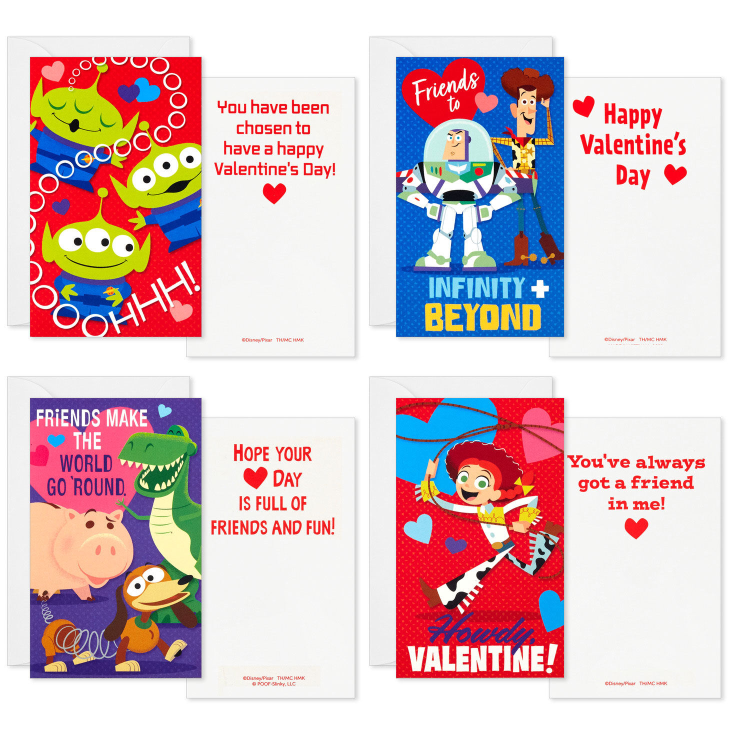 Disney and Pixar Toy Story Kids Classroom Valentines Set With Cards and ...