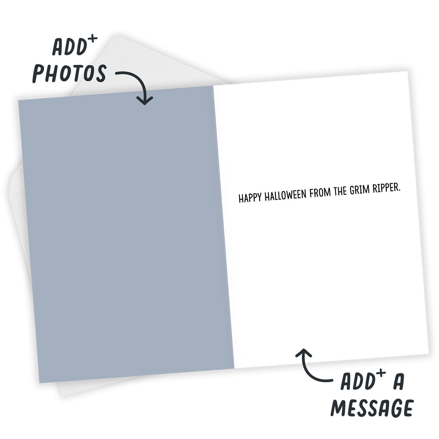 Grim Ripper Funny Custom Halloween Card - Greeting Cards | Hallmark