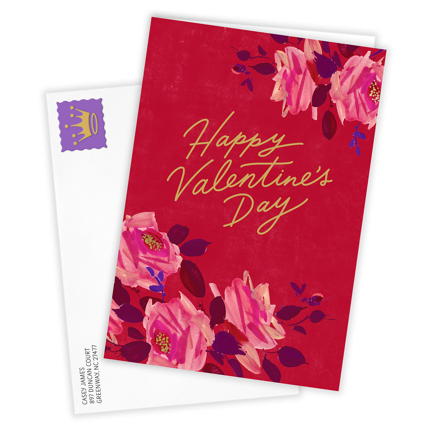Lovely Floral Custom Valentine's Day Card - Greeting Cards | Hallmark