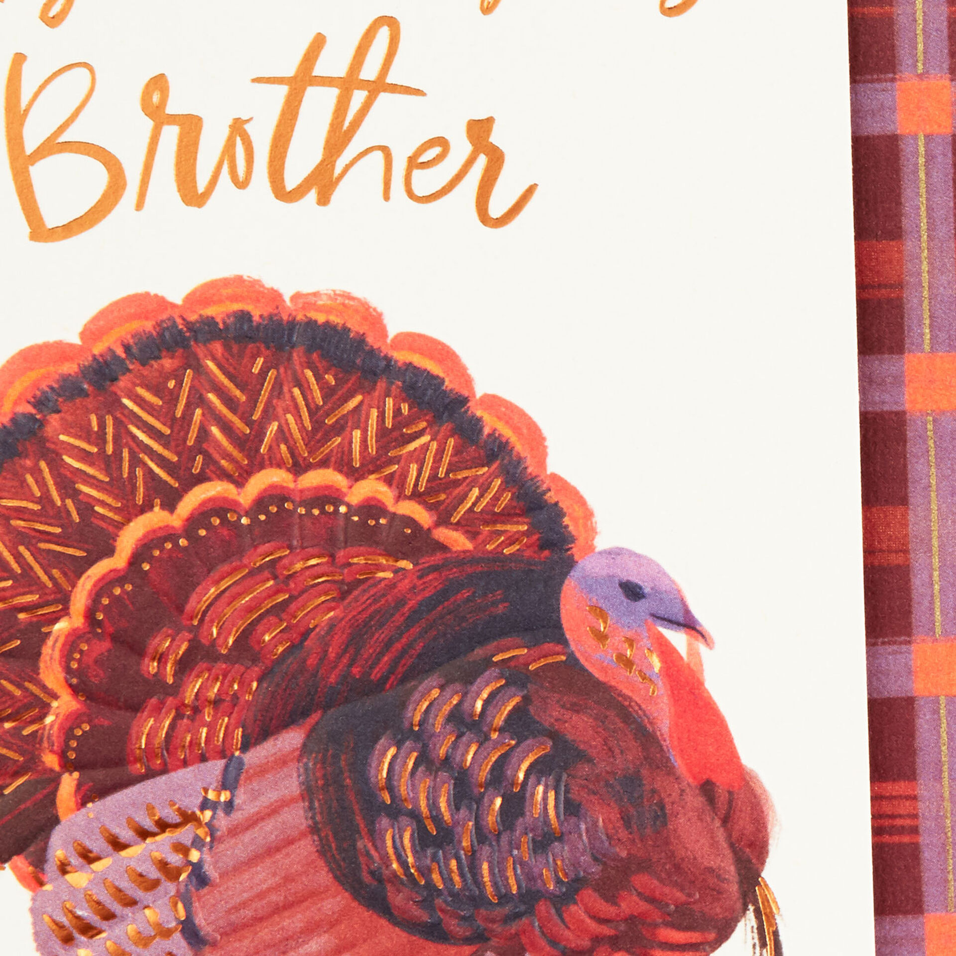 Lucky for a Brother Like You Thanksgiving Card - Greeting Cards - Hallmark