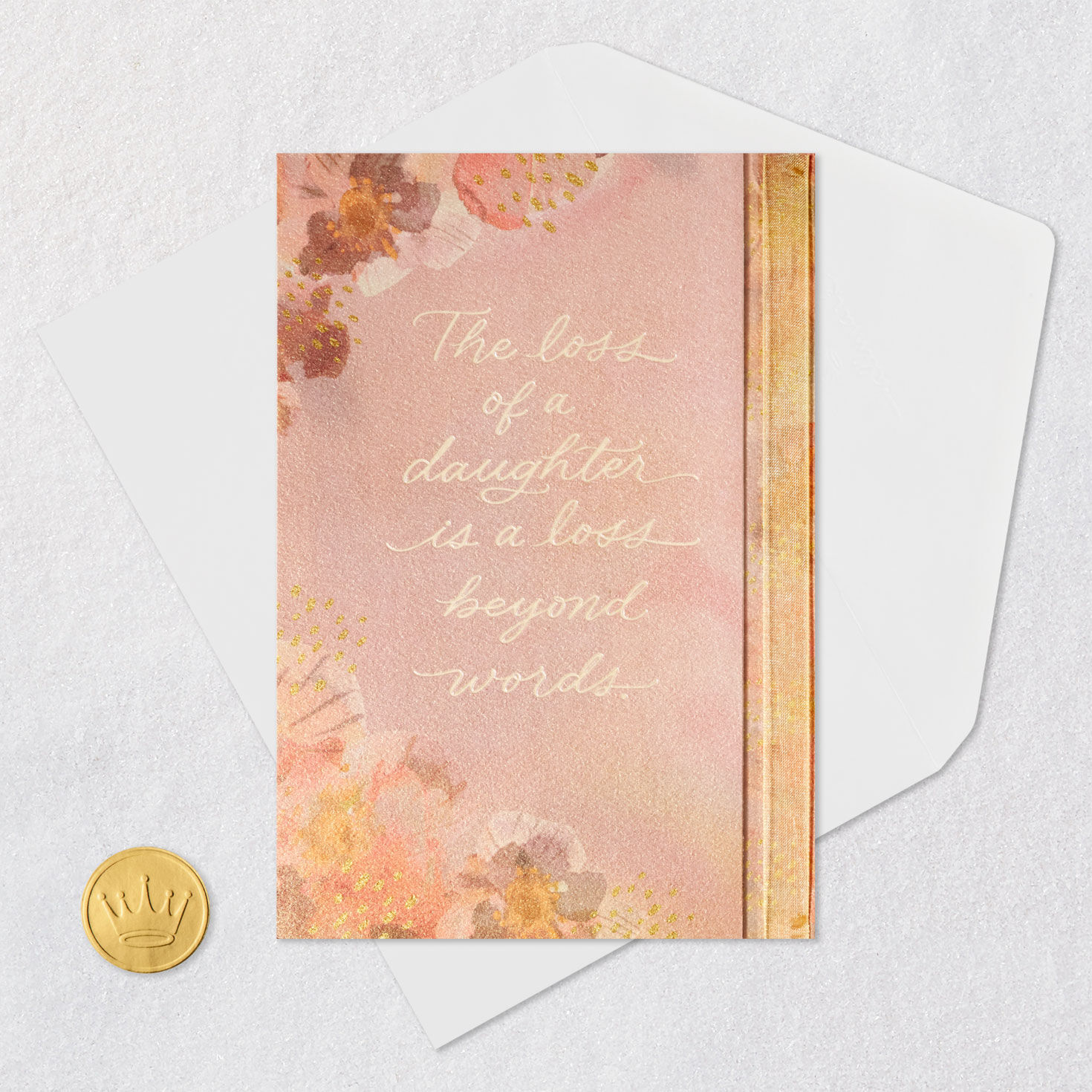 A Loss Beyond Words Sympathy Card for Loss of Daughter - Greeting Cards ...