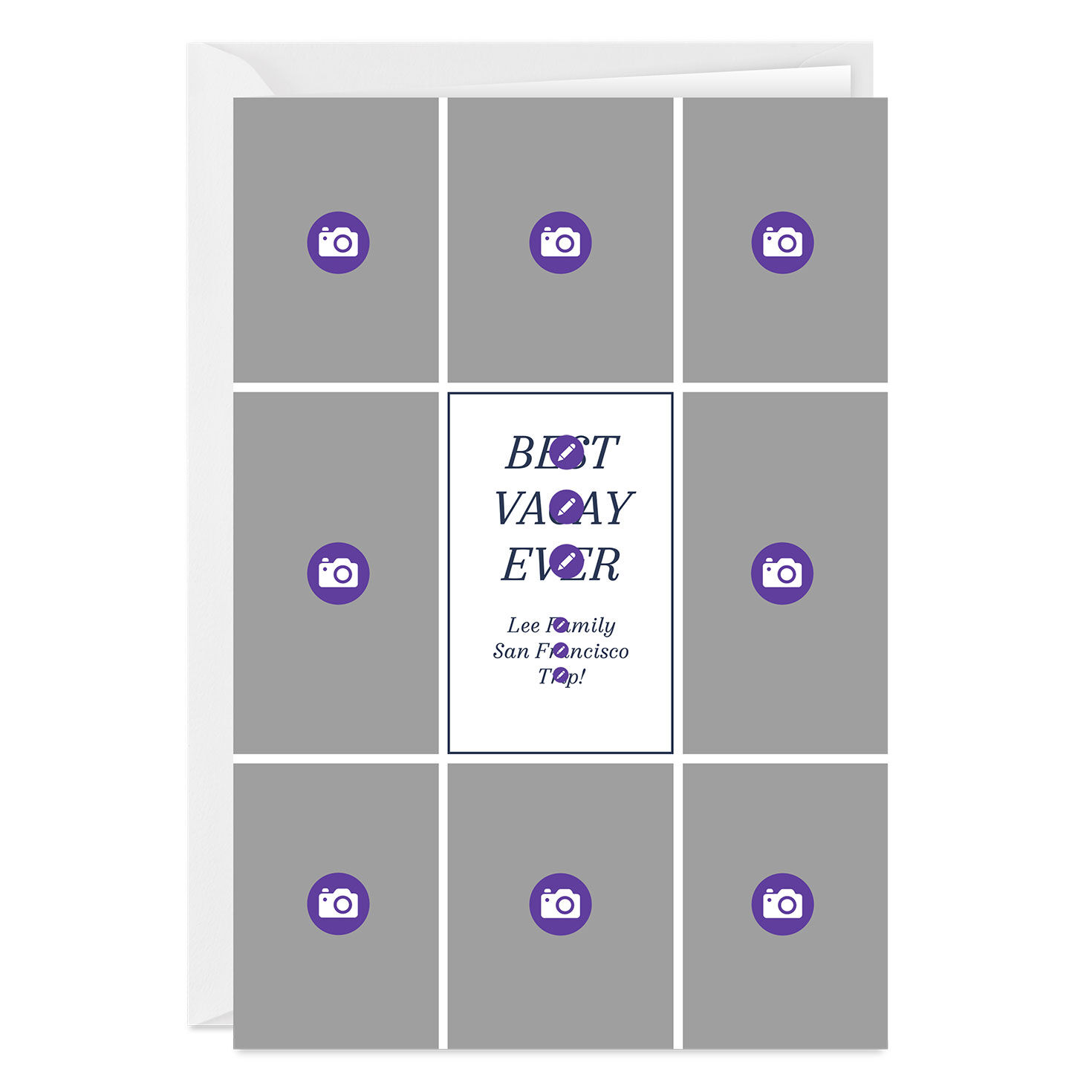 Personalized Photo Collage Border Photo Card - Greeting Cards | Hallmark