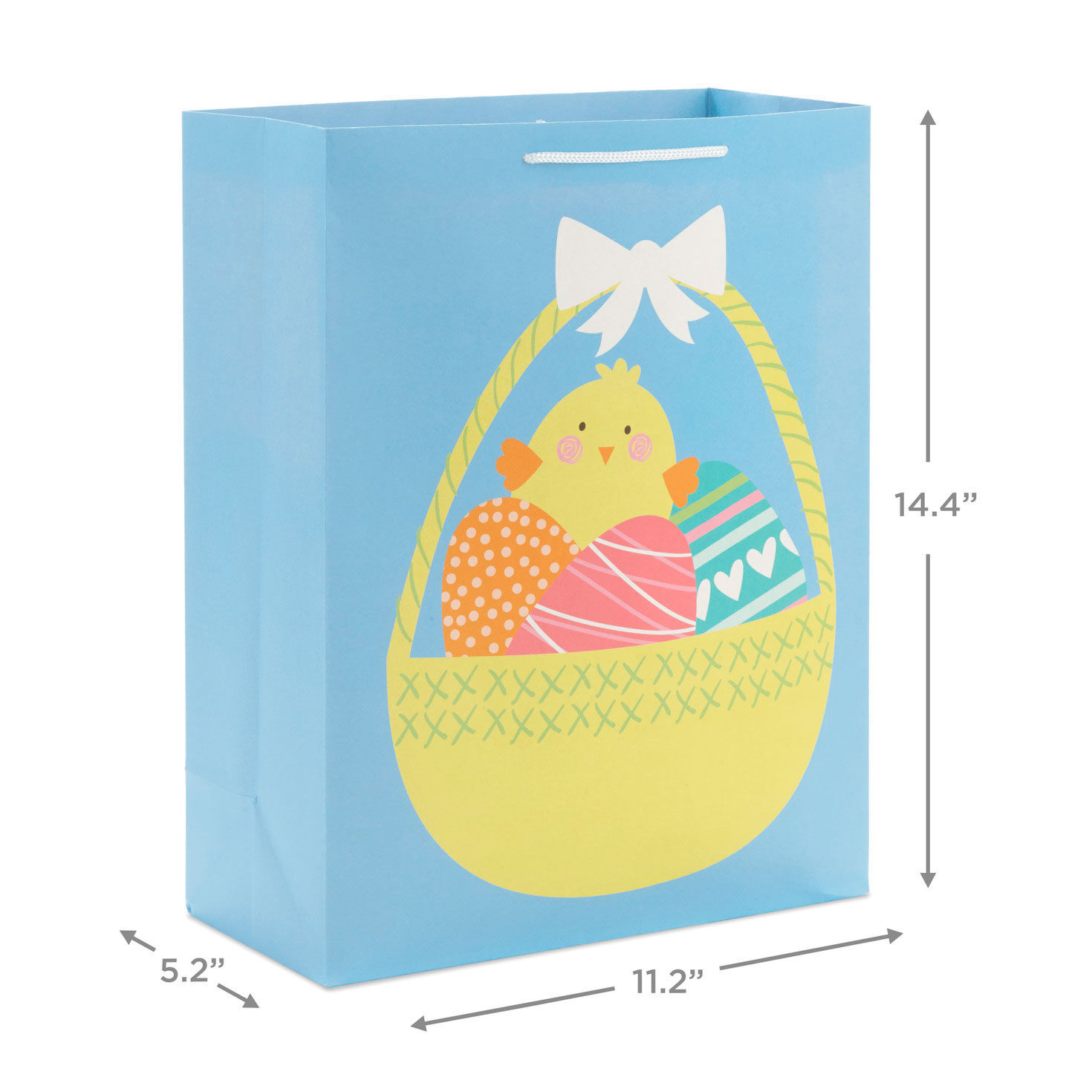 14.4" Chick and Bunny 2-Pack Extra-Large Easter Gift Bags - Gift Bags ...