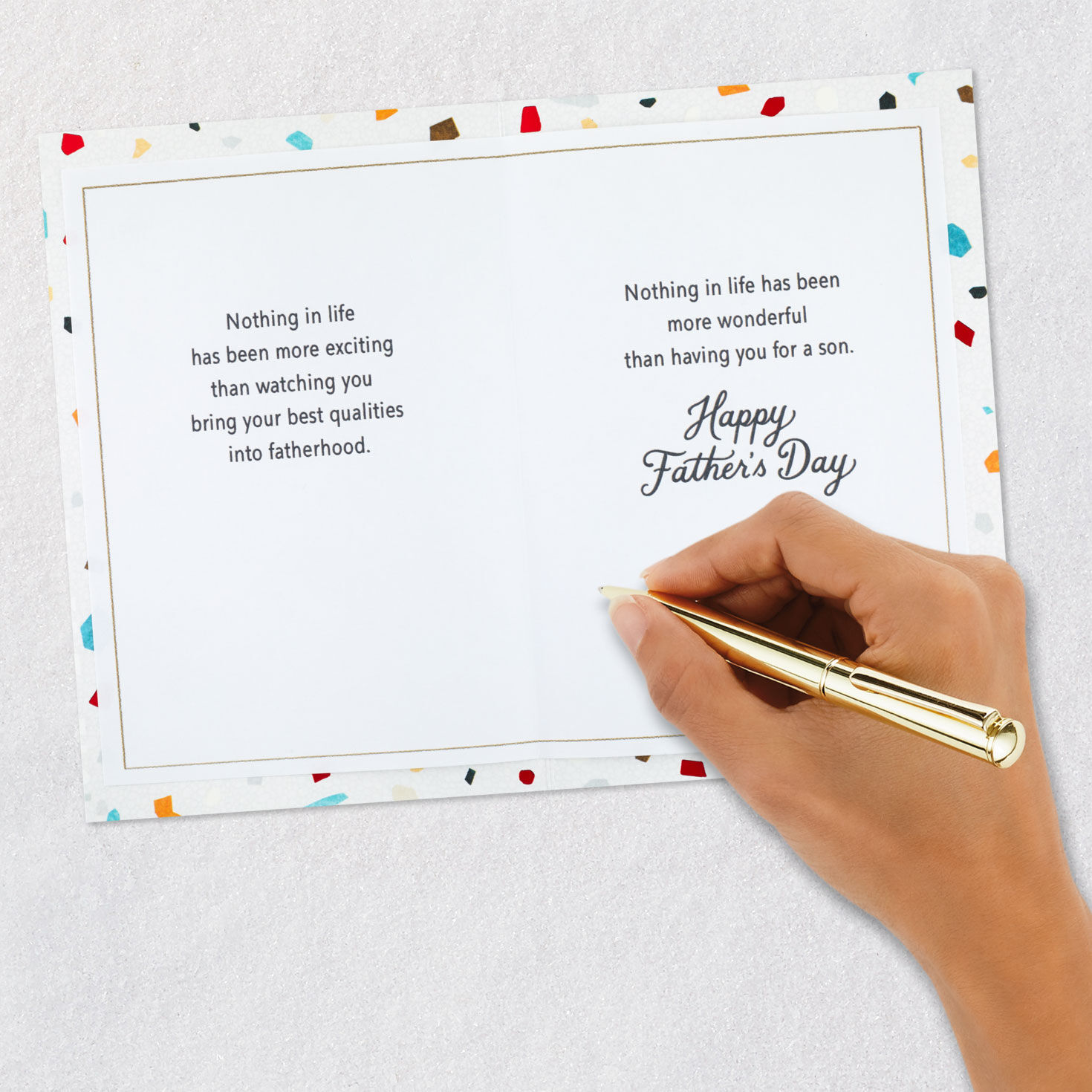 Great Sons Become Great Dads Father's Day Card for Son - Greeting Cards ...