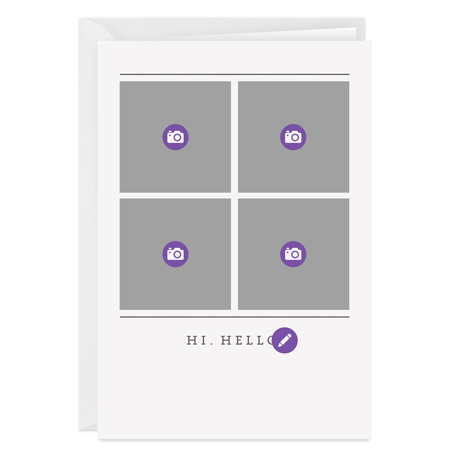 Personalized Create Your Own Photo Collage Photo Card - Greeting Cards ...