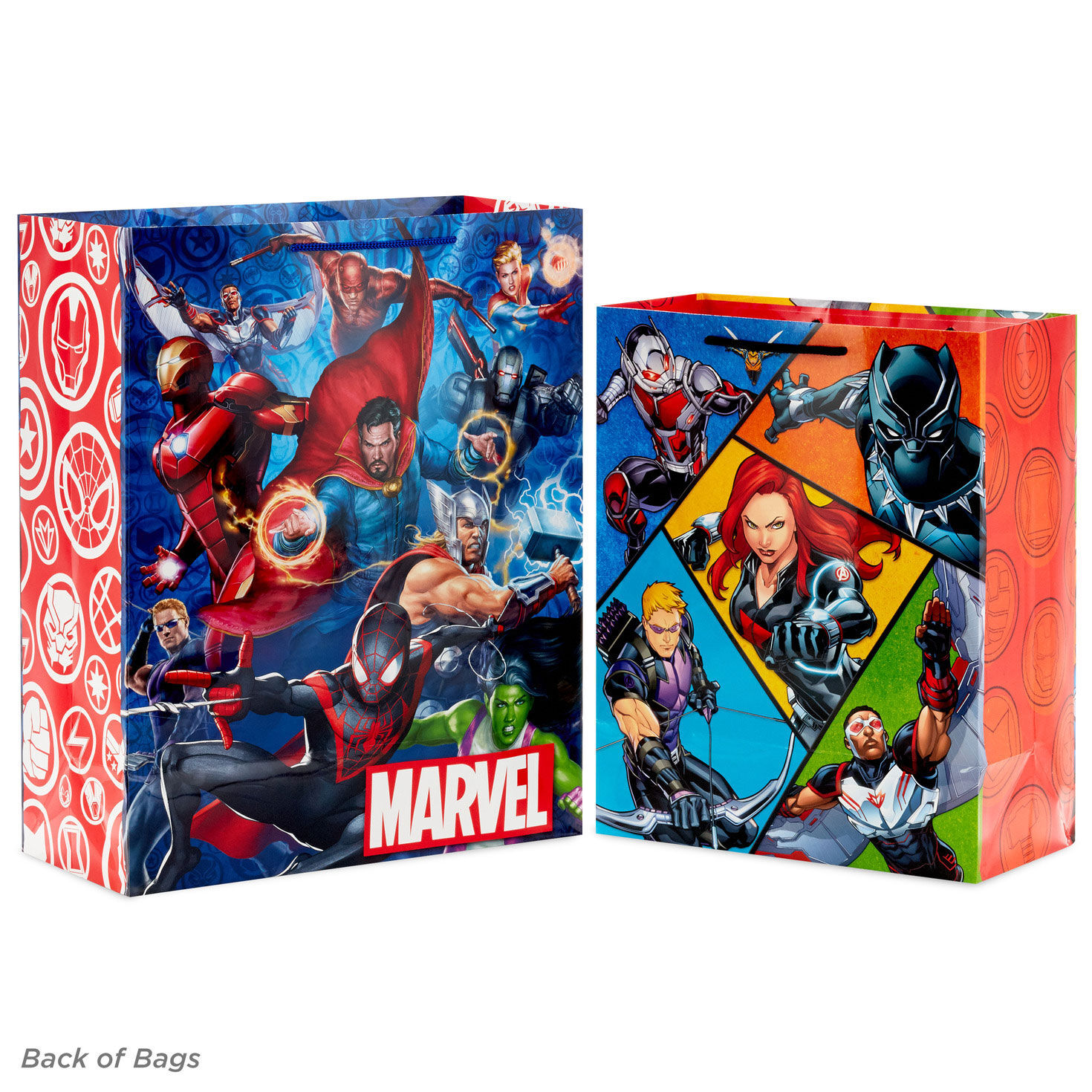 Marvel Super Heroes 2-Pack Assorted Large and XL Gift Bags - Gift Bags ...