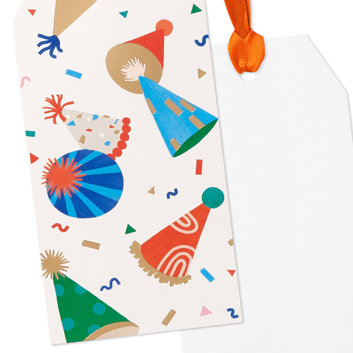 Party Hats and Confetti Large Gift Tag - Seals & Gift Tags | Hallmark