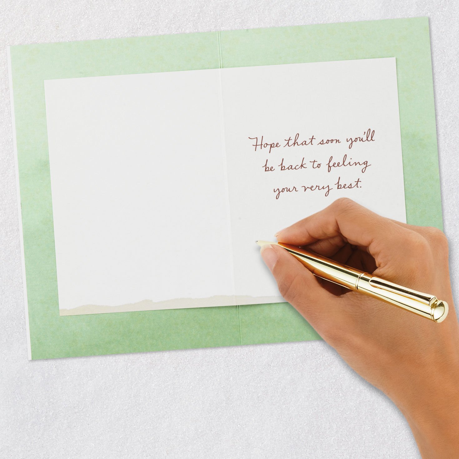Hope You're Soon Feeling Your Best Get Well Card - Greeting Cards ...