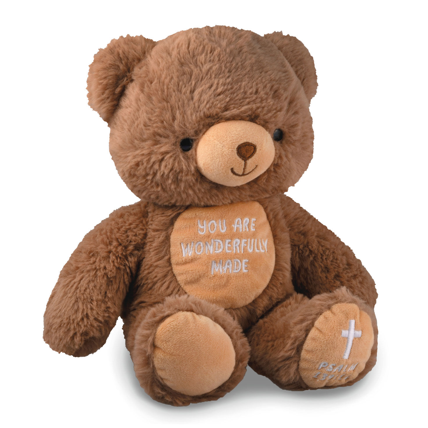 You Are Wonderfully Made Teddy Bear Plush, 8" - Classic Stuffed Animals ...