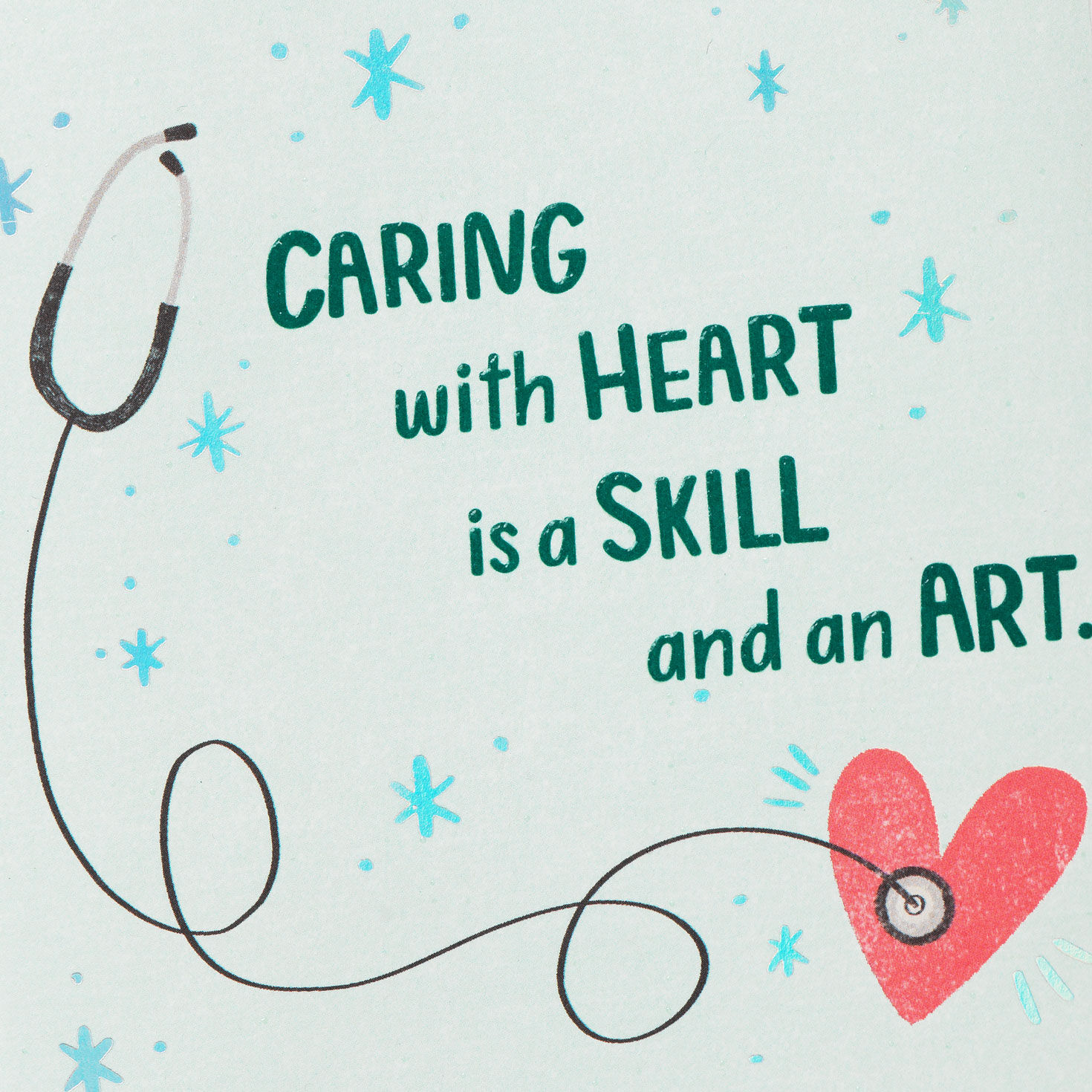 Caring With Heart Thank-You Card for Healthcare Professional - Greeting ...
