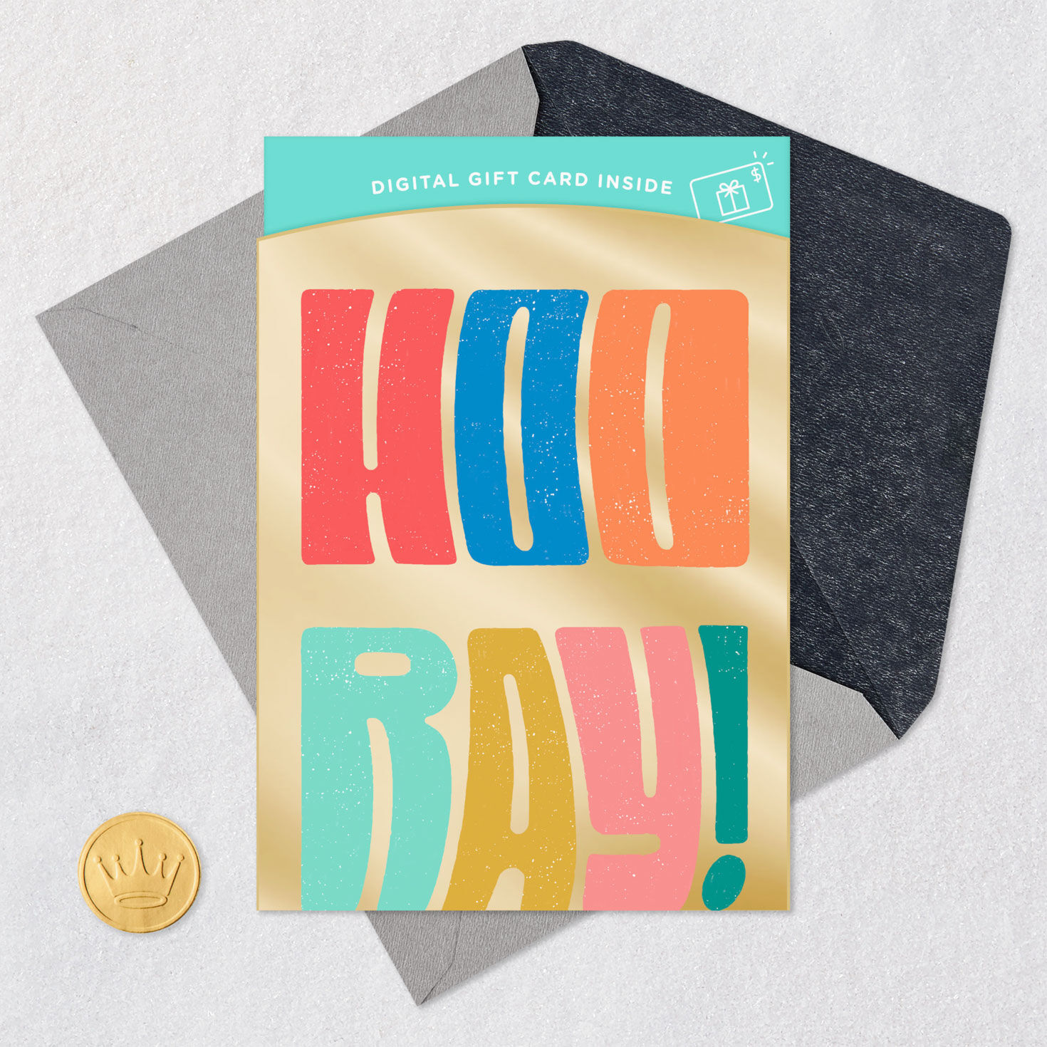 Hooray Gift Card Greeting Congratulations Card - Greeting Cards | Hallmark