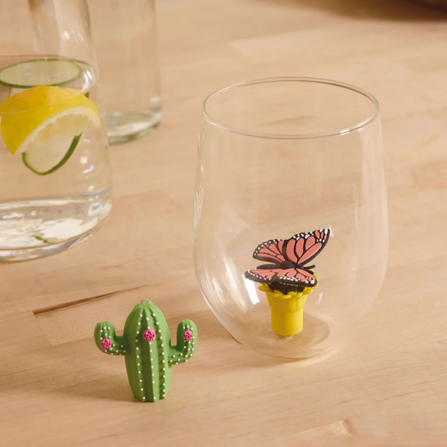 Charmers Monarch Butterfly Silicone Charm - Glassware | Hallmark