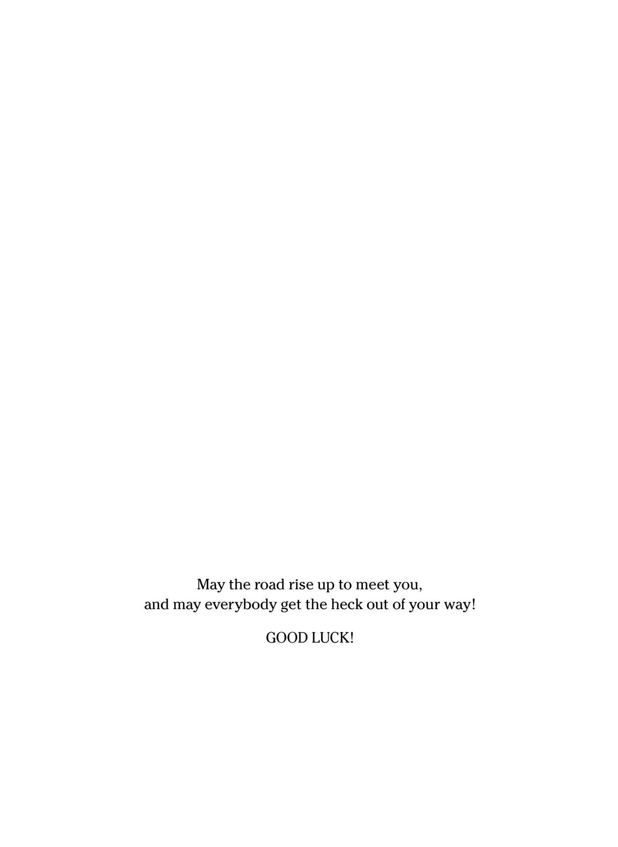 Good Luck Cards
