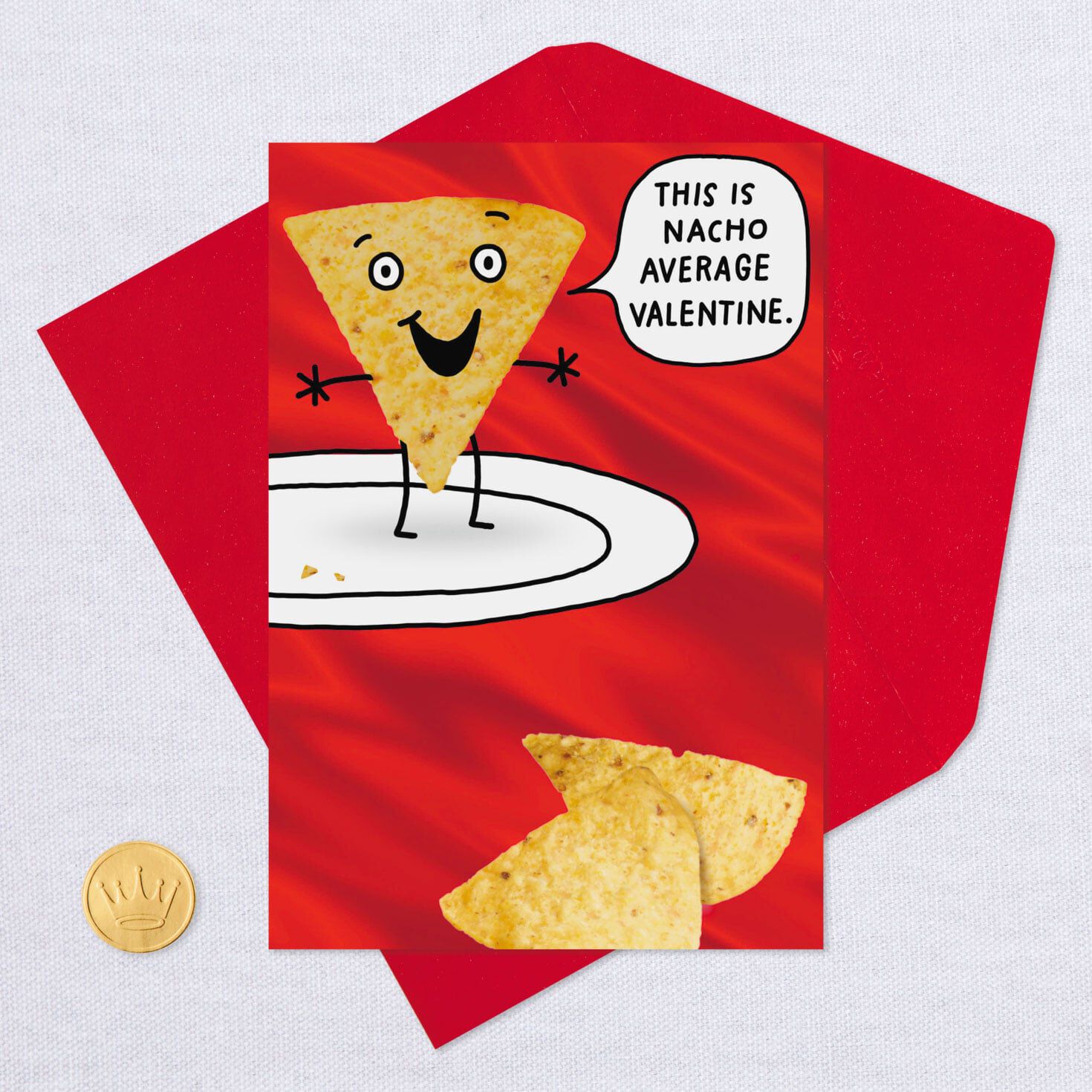 Nacho Average Valentine Funny Valentine's Day Card - Greeting Cards ...
