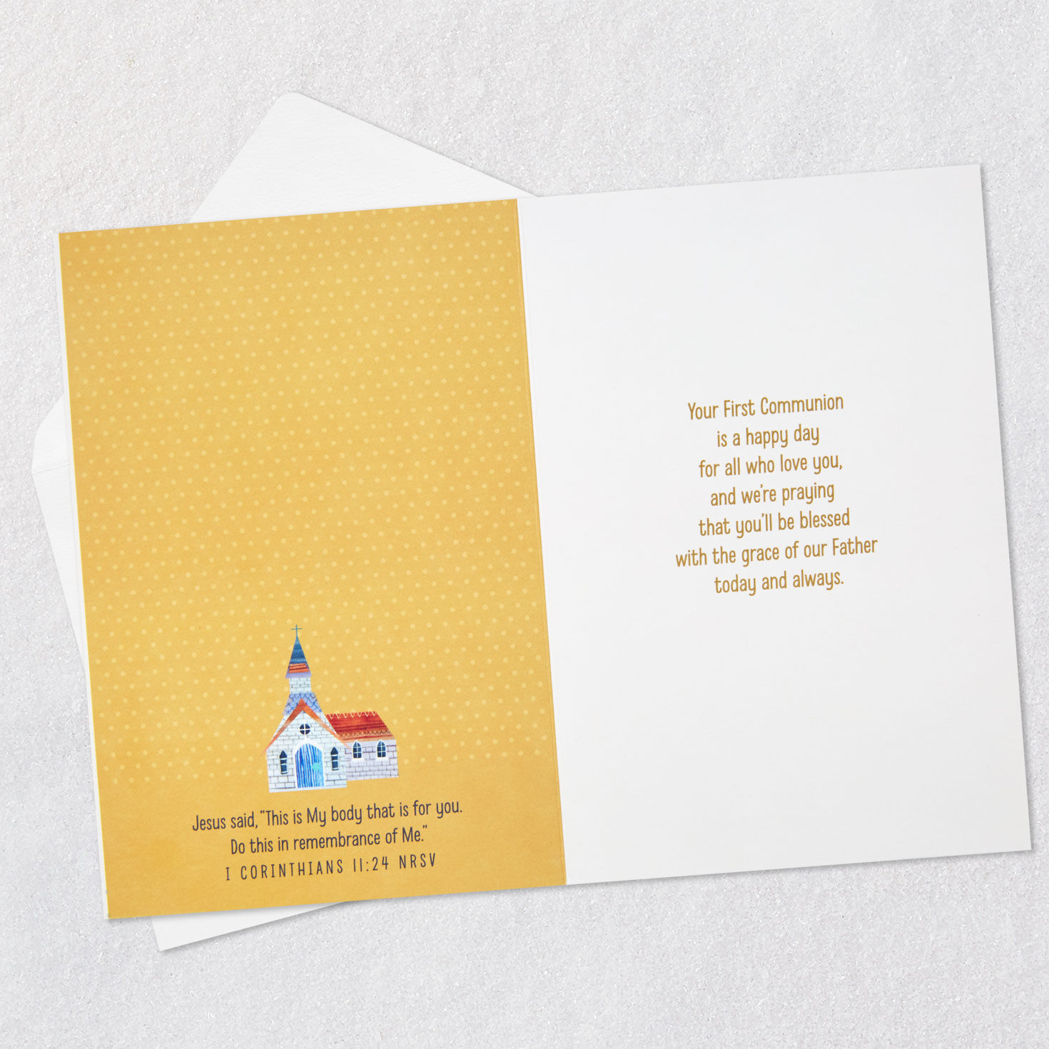 A Happy Day Religious First Communion Card for Godson - Greeting Cards ...