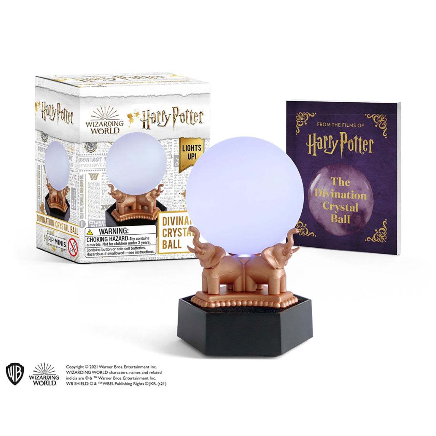 Hachette Harry Potter Mini Divination Crystal Ball With Light - Kids ...