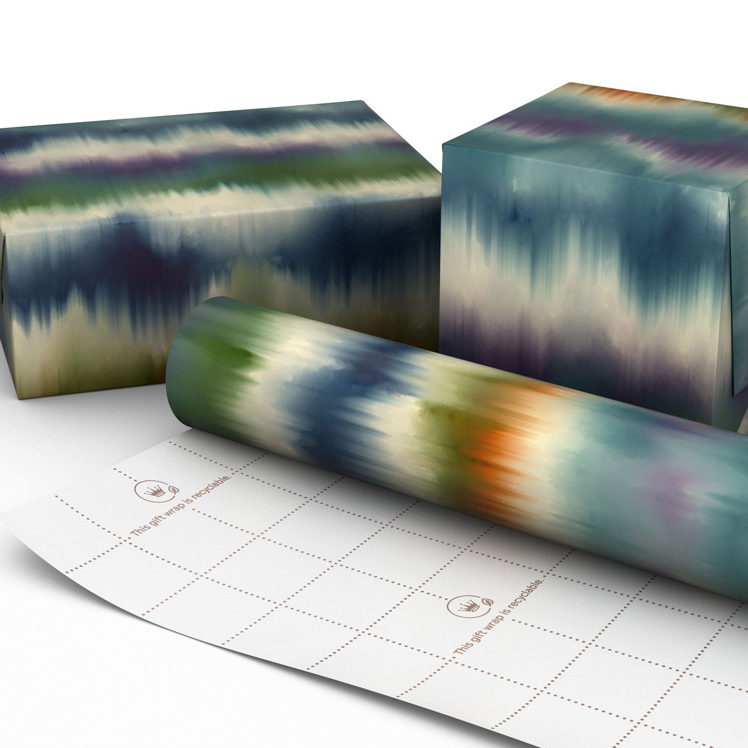 Watercolor Ikat Wrapping Paper, 20 sq. ft. - Wrapping Paper | Hallmark