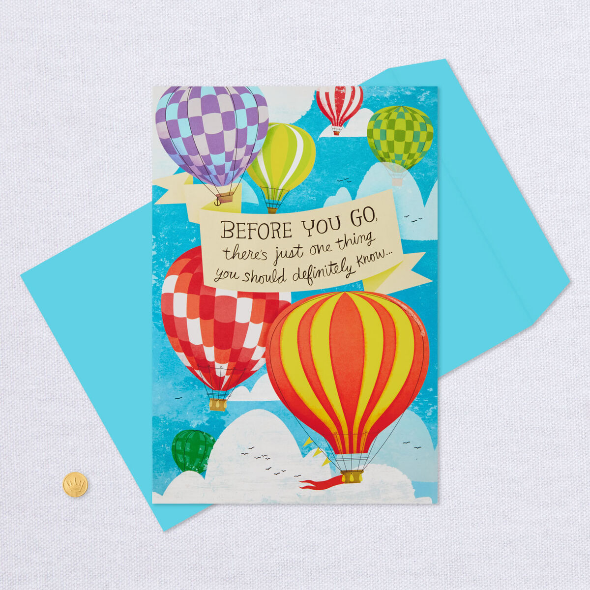 16" Hot Air Balloons Pop-Up Jumbo Goodbye Card - Greeting Cards - Hallmark