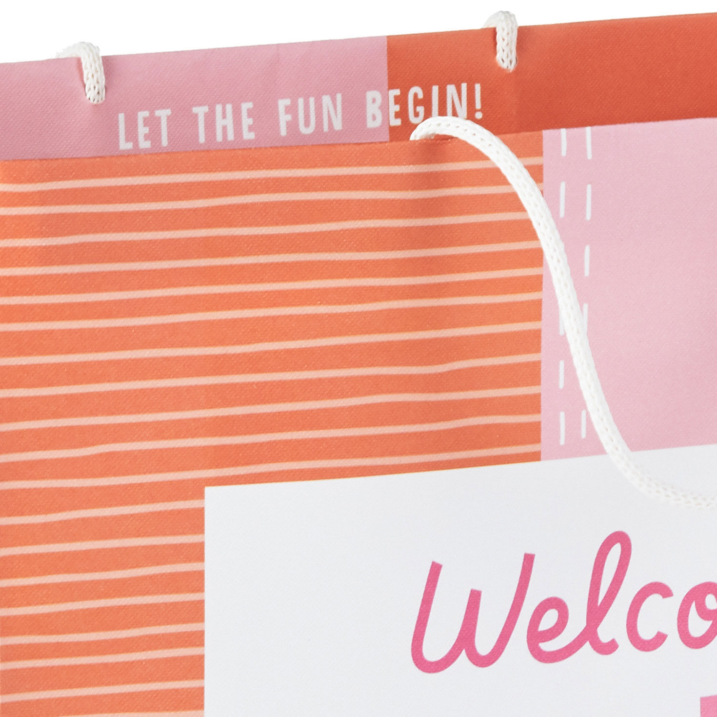 13" Welcome Baby Girl Large New Baby Gift Bag - Gift Bags | Hallmark