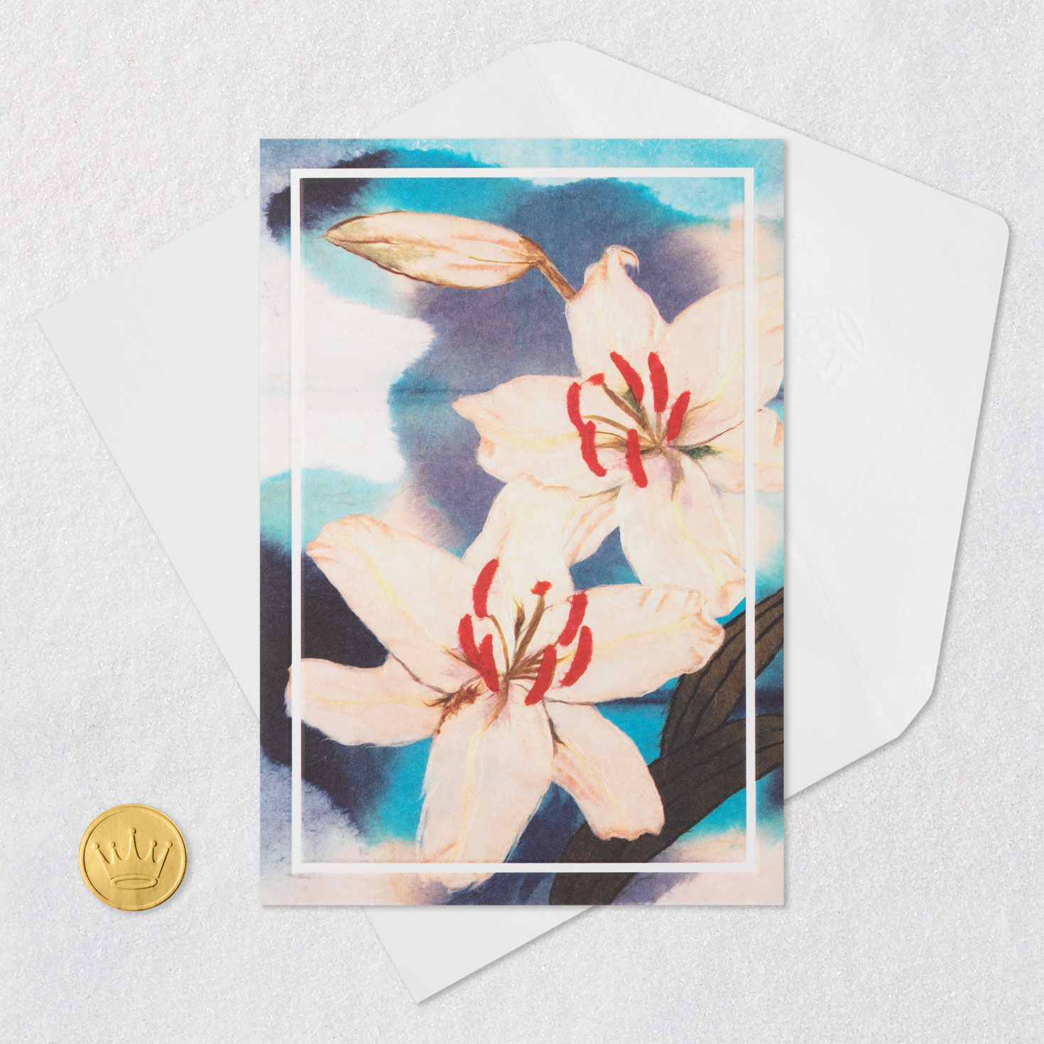 ArtLifting Blooming Lilies Blank Card - Greeting Cards | Hallmark