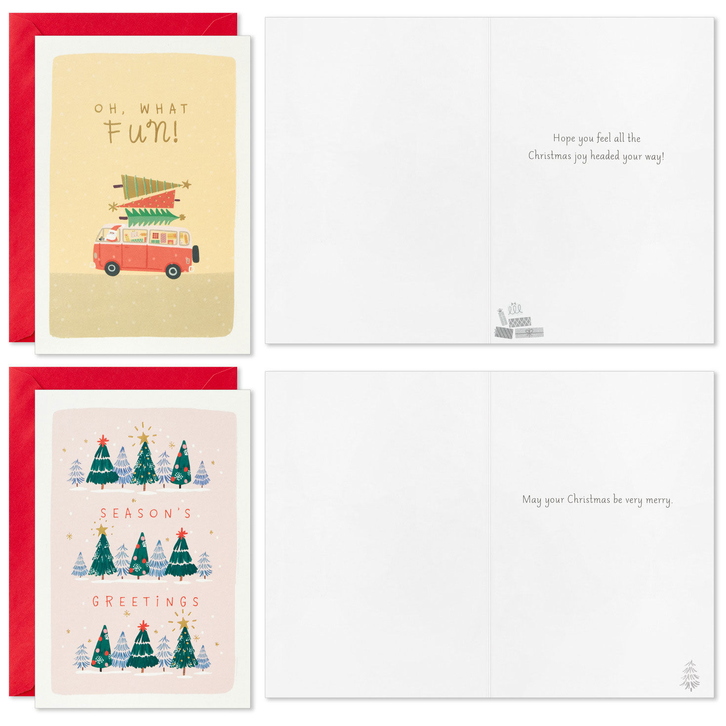 Festive Fun Boxed Christmas Cards Assortment, Pack of 24 - Boxed Cards ...