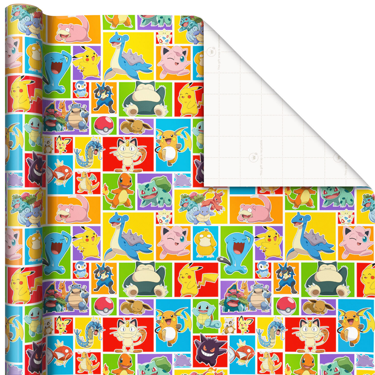 Assorted Pokémon Wrapping Paper 3-Pack, 60 sq. ft. - Wrapping Paper ...