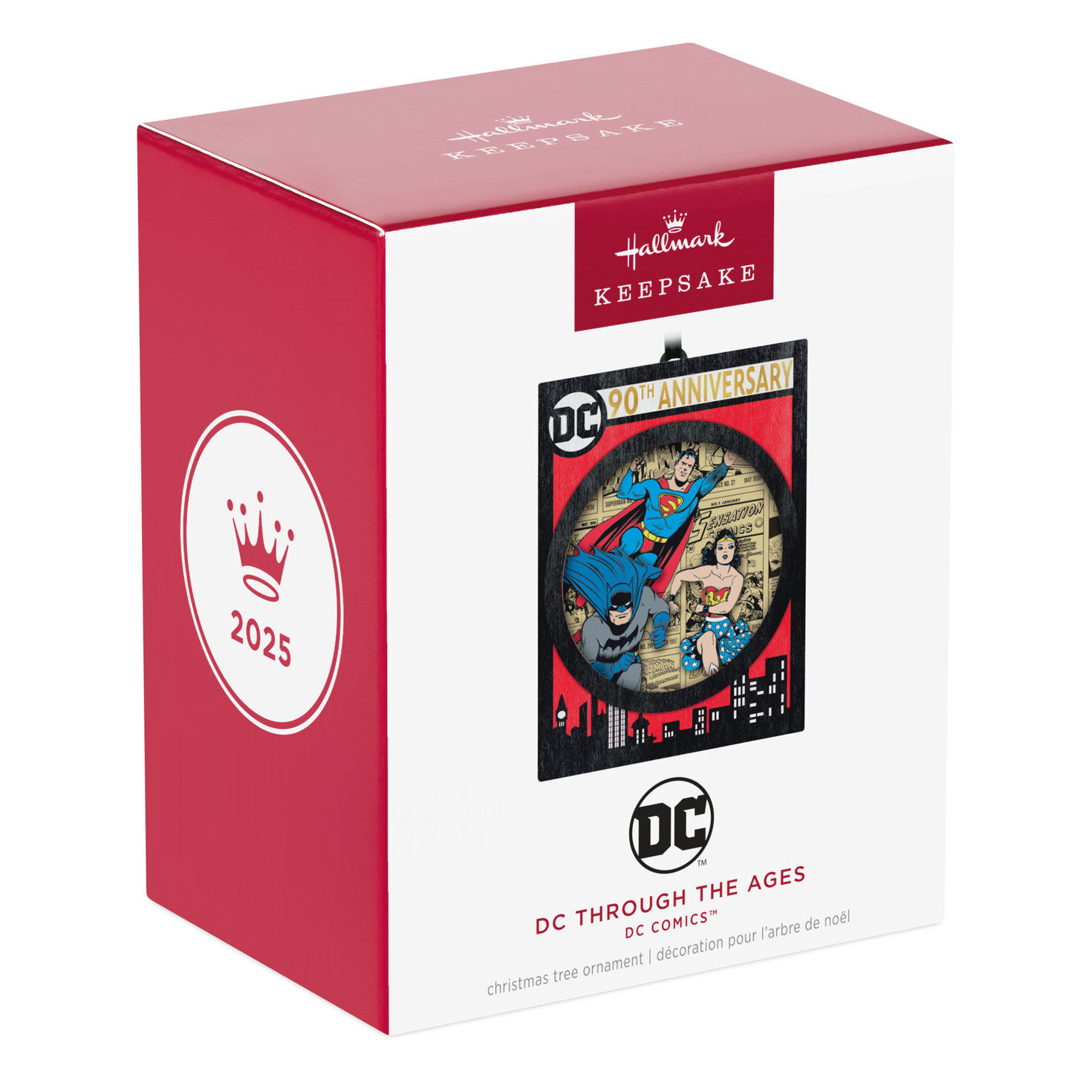 DC Comics™ 90th Anniversary DC Through the Ages Papercraft Ornament ...