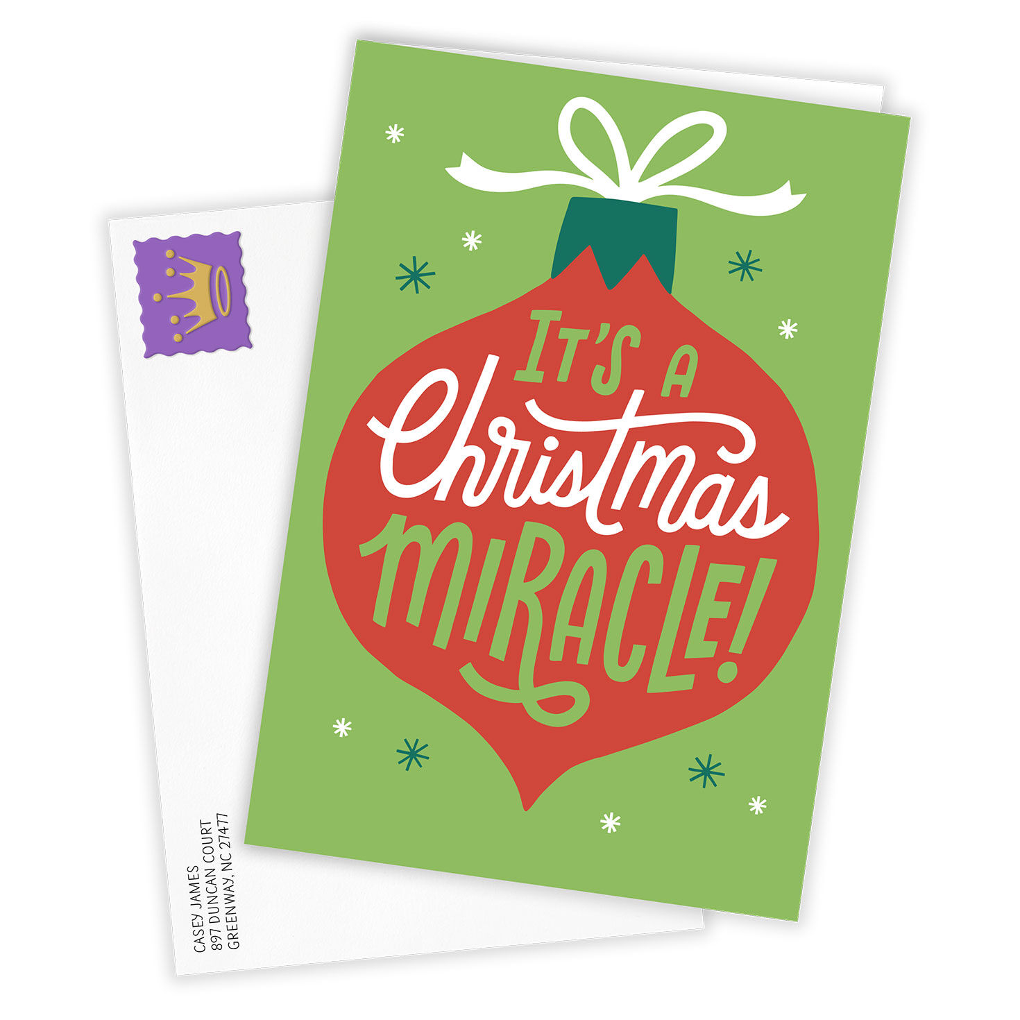 It's a Miracle Funny Custom Christmas Card - Greeting Cards | Hallmark