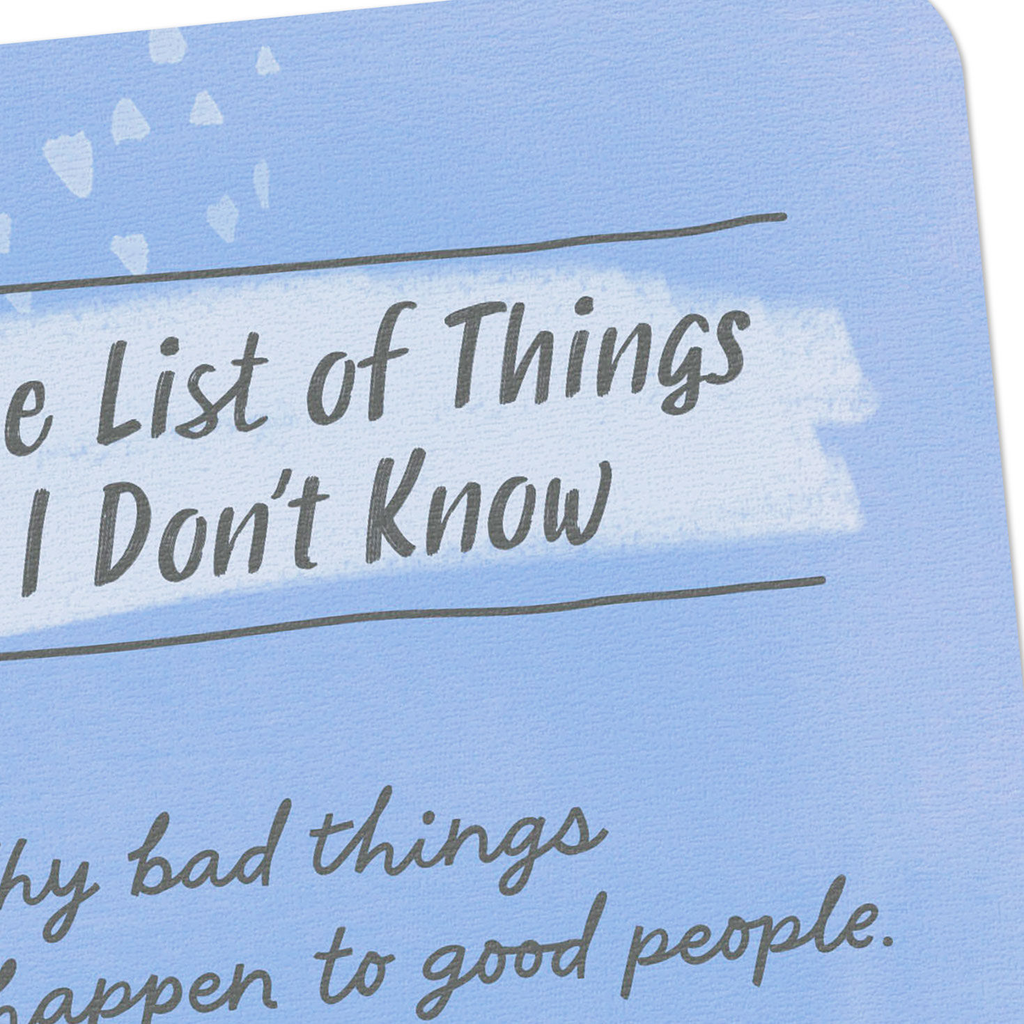 The List of Things I Know Encouragement Card - Greeting Cards | Hallmark