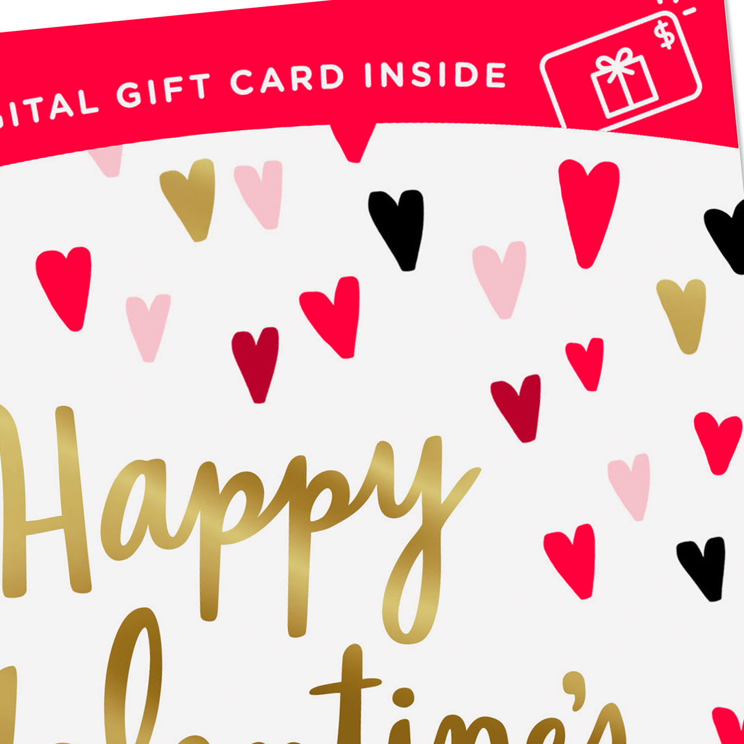 Hope Your Heart Is Happy Gift Card Greeting Valentine's Day Card ...