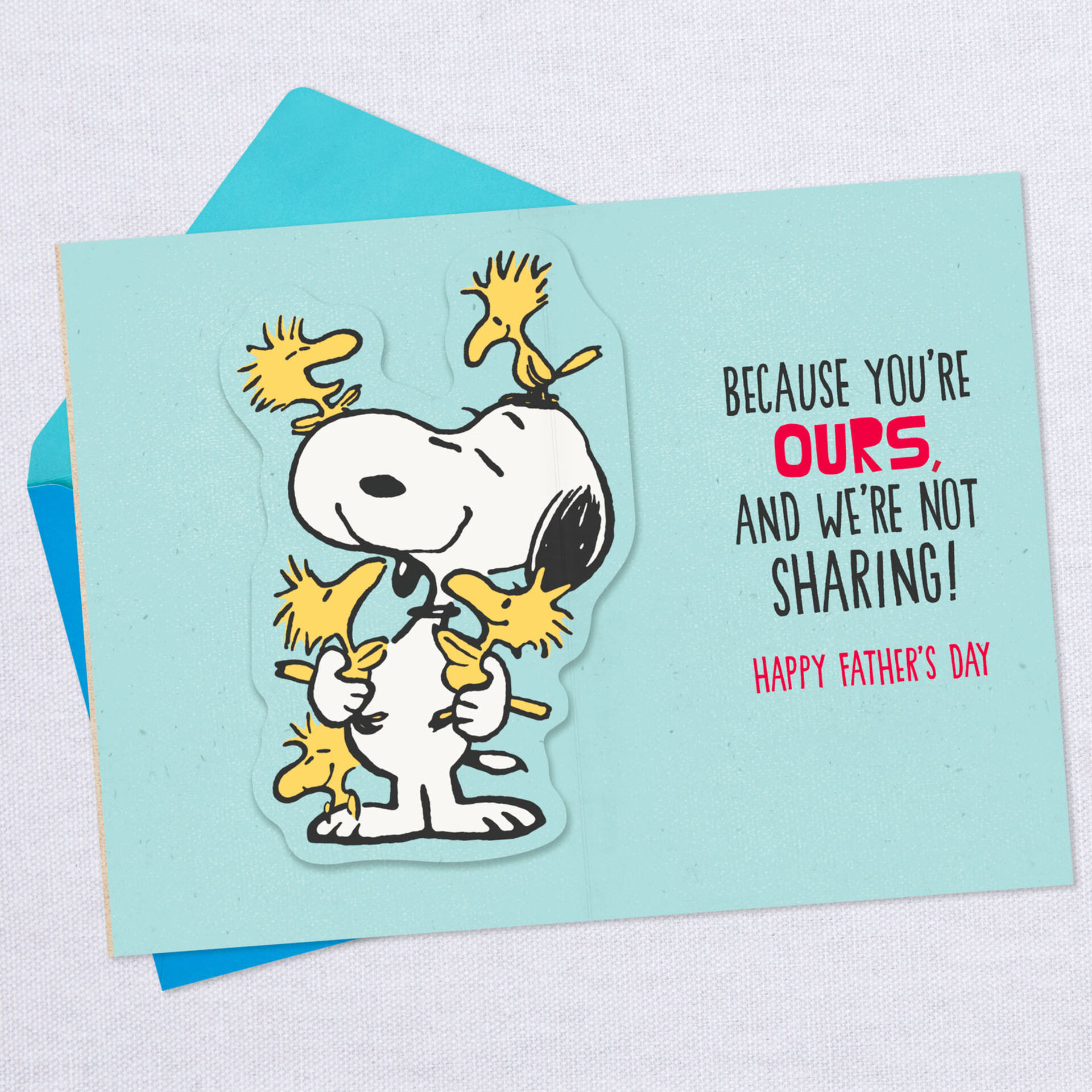 Peanuts® Snoopy Pop Up Father's Day Card From Us - Greeting Cards ...