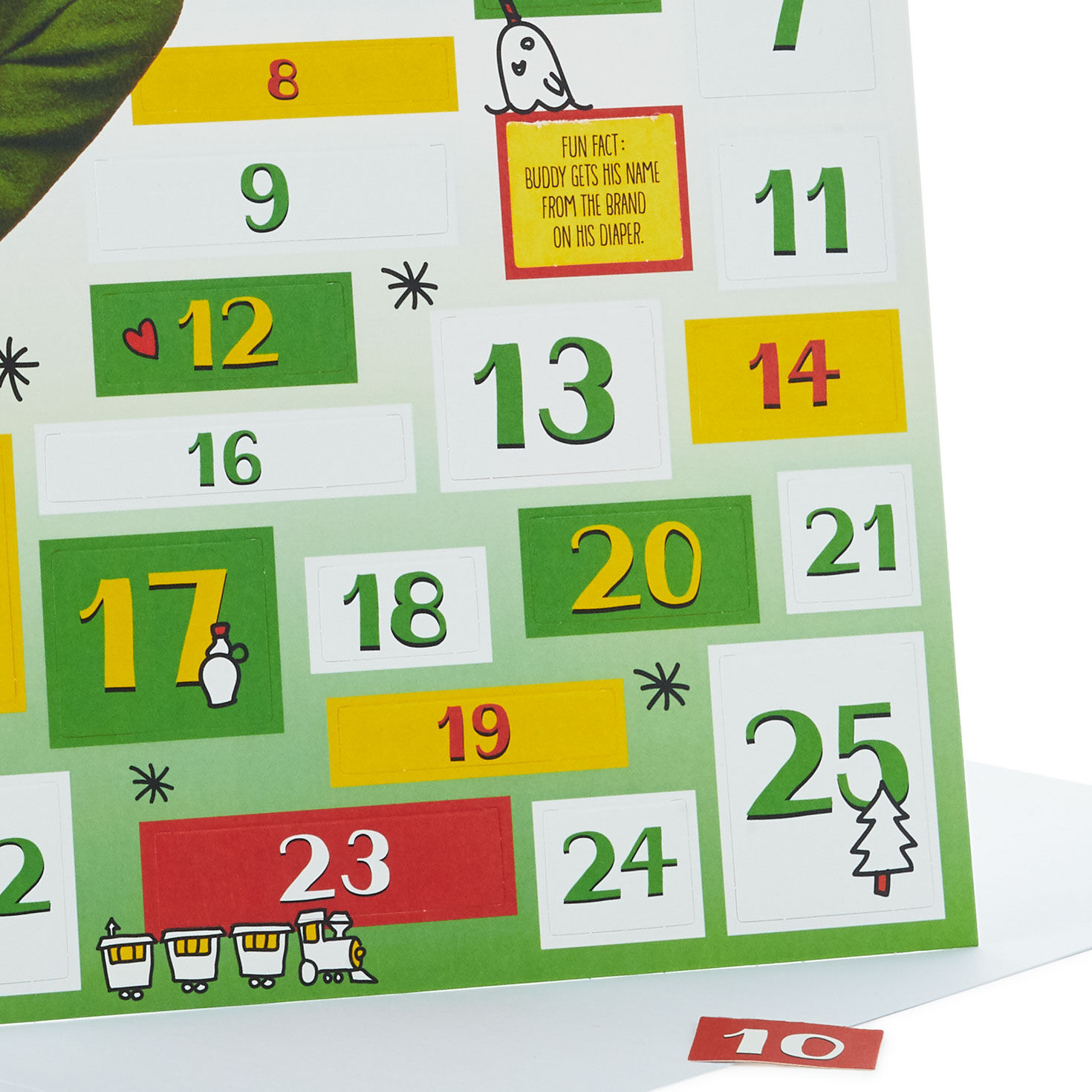 Buddy the Elf™ Countdown-to-Christmas Advent Calendar - Seasonal Decor ...