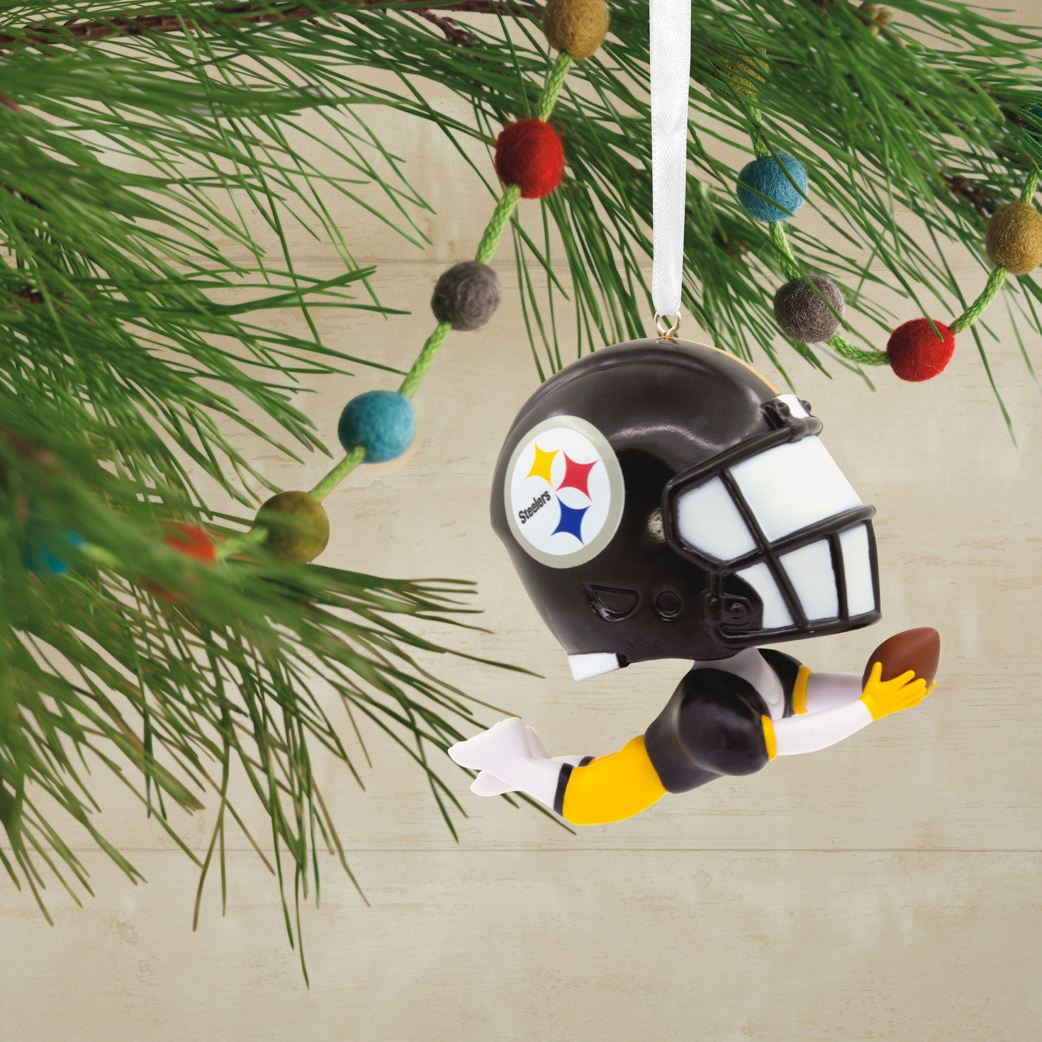 NFL Pittsburgh Steelers Bouncing Buddy Hallmark Ornament - Hallmark ...