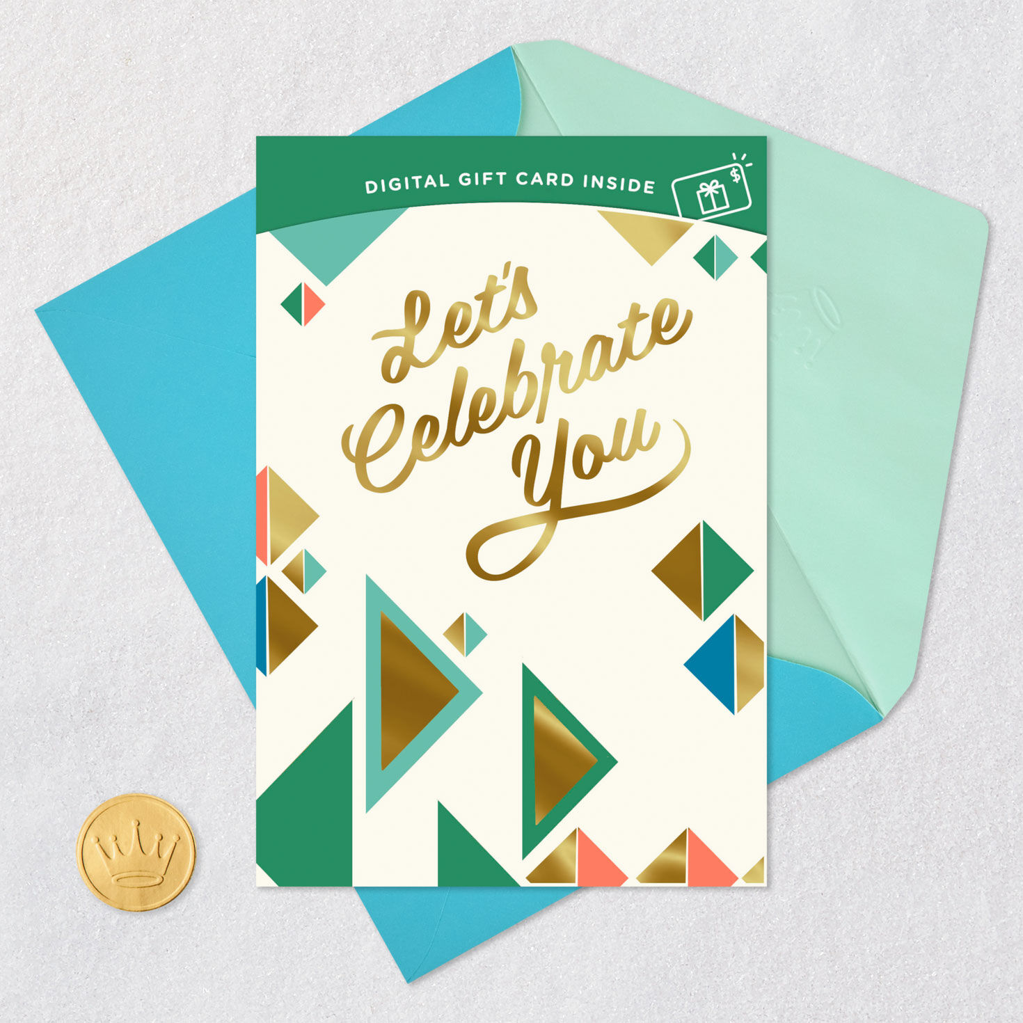 Celebrating You Gift Card Greeting Birthday Card - Greeting Cards ...