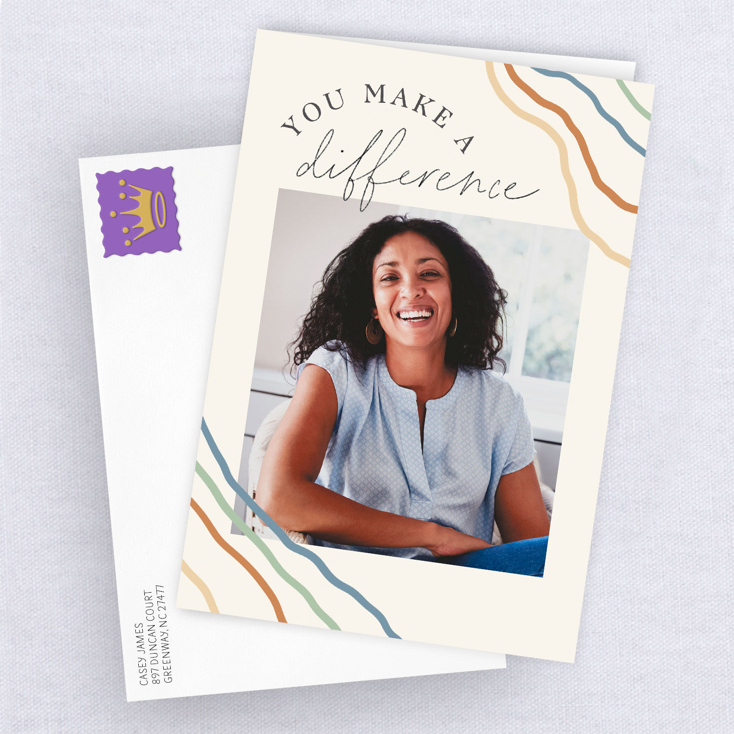 Personalized You Make a Difference Photo Card - Greeting Cards | Hallmark