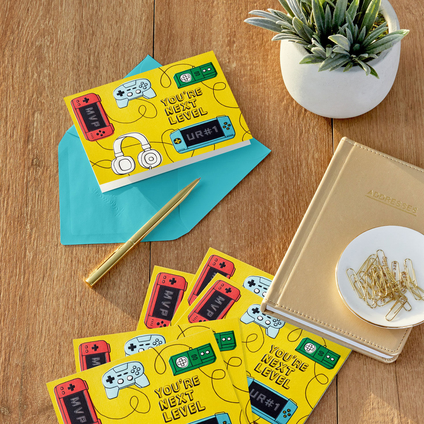 Video Game Controllers Blank Notes, Pack of 10 - Note Cards ...