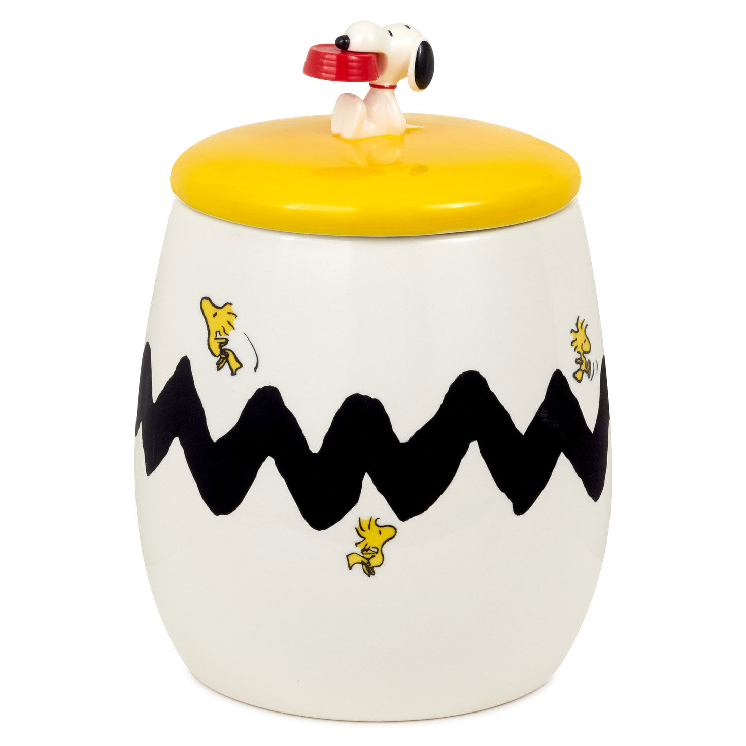 Peanuts® Snoopy and Woodstock Cookie Jar With Sound, 10" - Kitchen ...