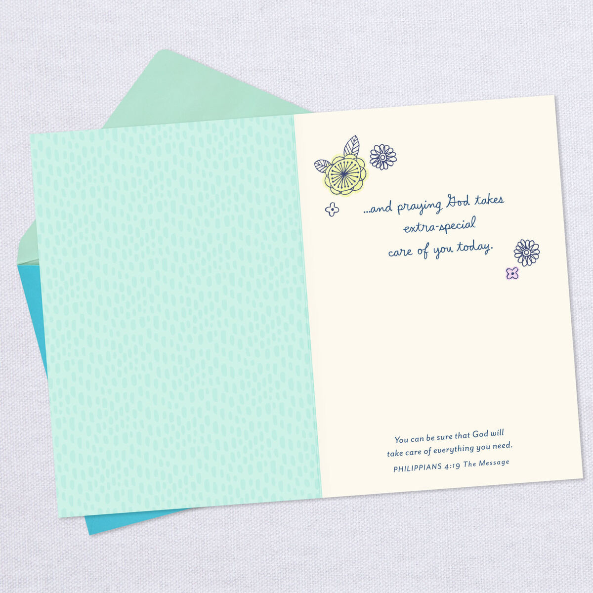 Just Checking In Religious Get Well Card - Greeting Cards - Hallmark