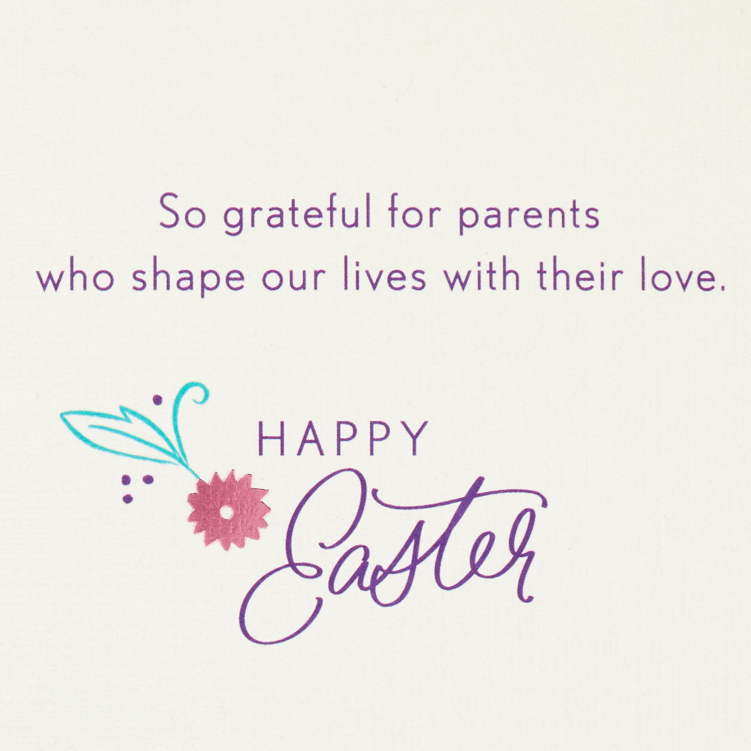 You Shape Our Lives With Love Easter Card for Parents - Greeting Cards ...