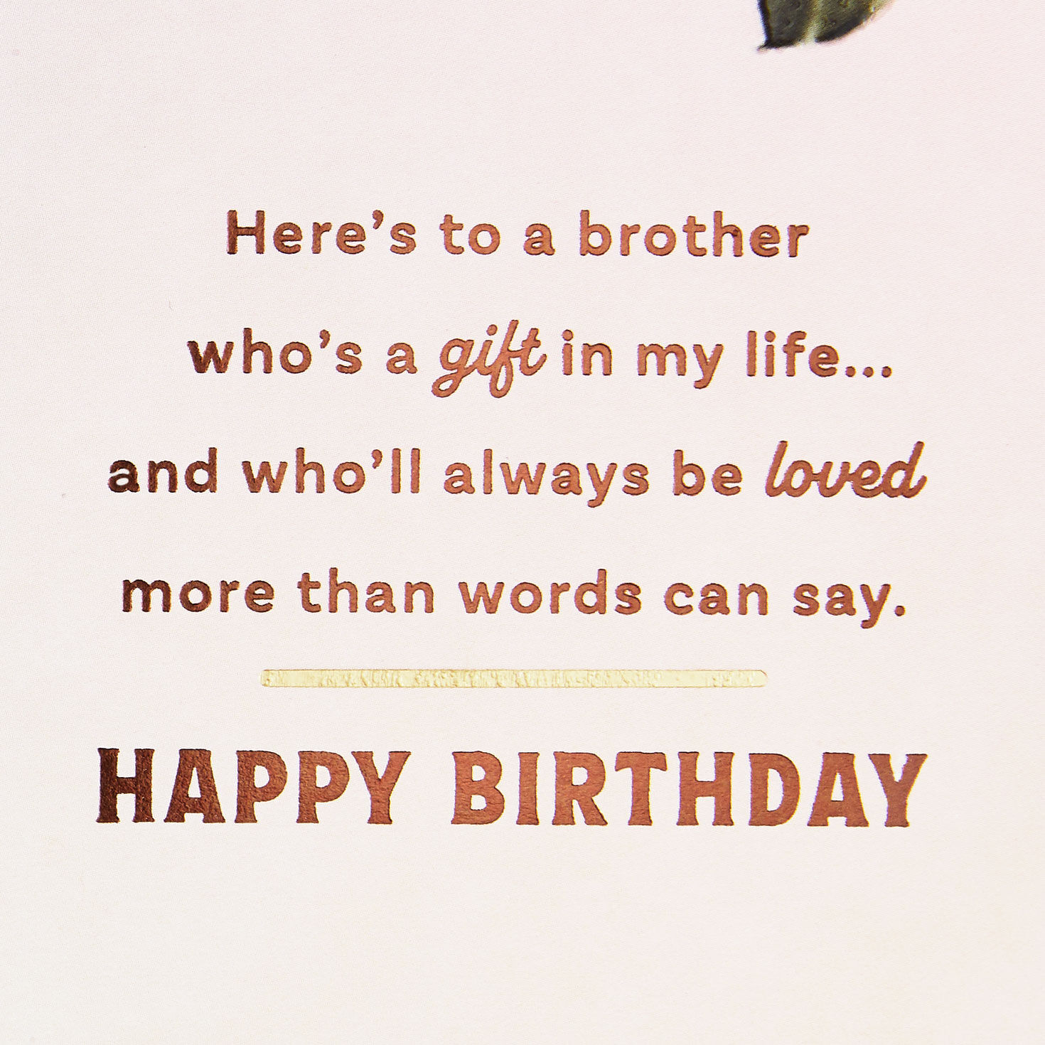 Here's to a Brother Who's Loved So Much Birthday Card - Greeting Cards ...