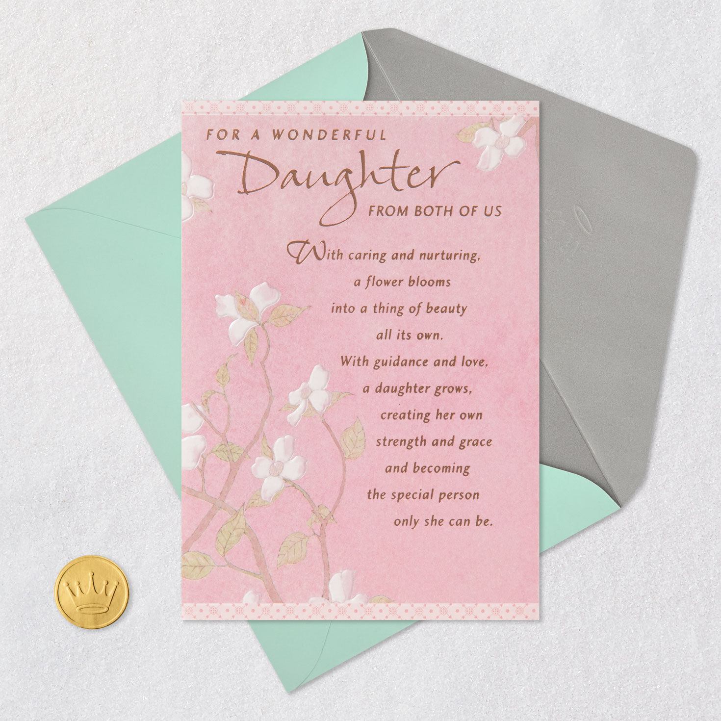 For a Wonderful Daughter Birthday Card From Both - Greeting Cards ...