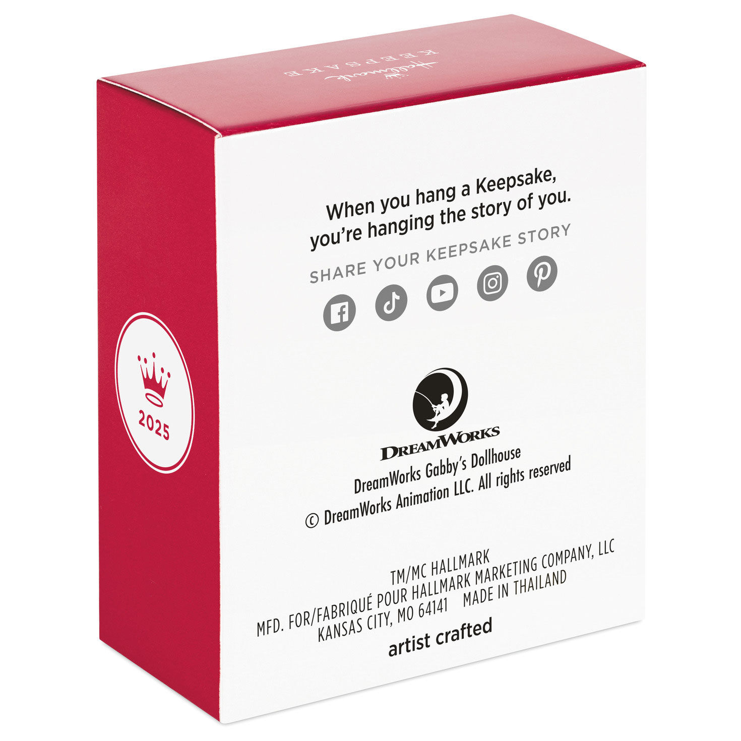 Mini Gabby's Dollhouse Pandy Paws Ornament, 1.25" - Keepsake Ornaments ...