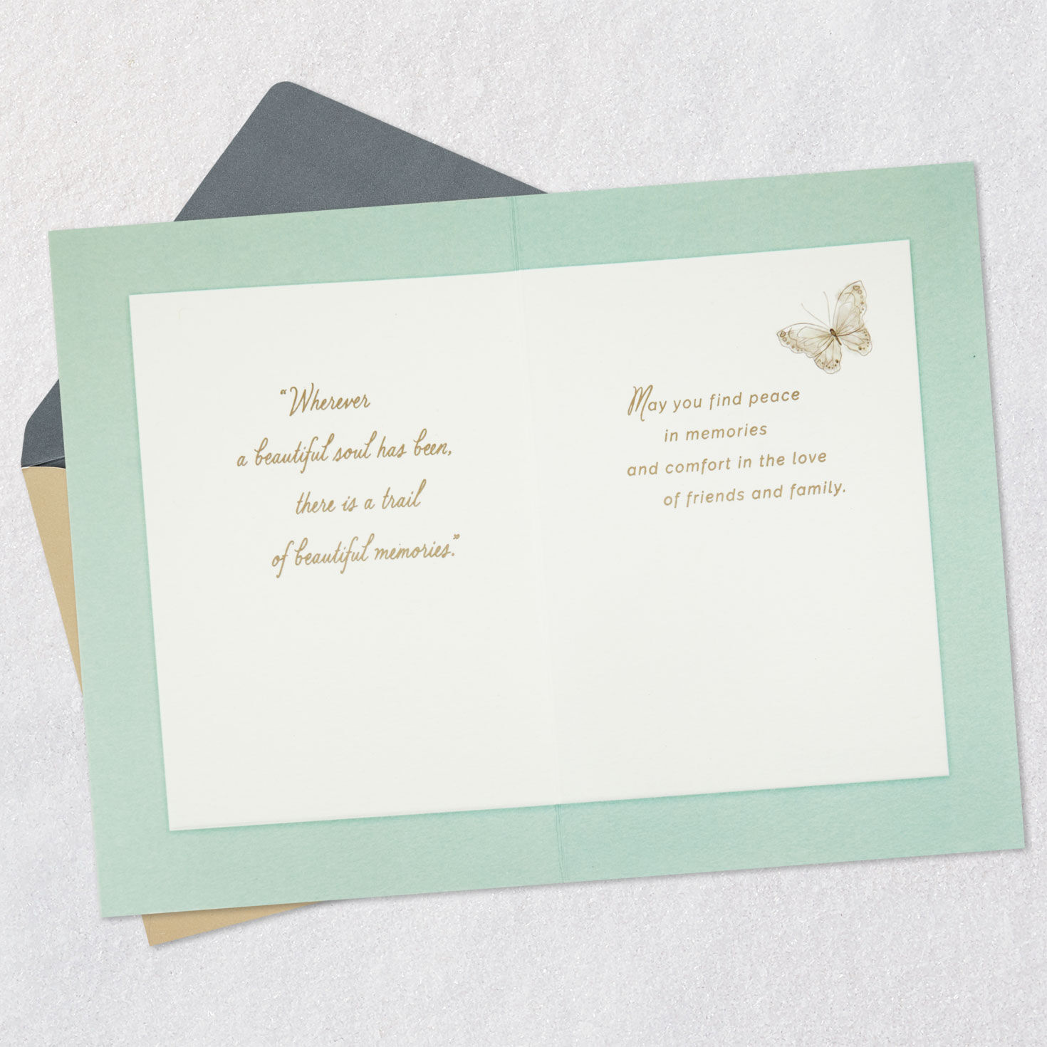 A Trail of Beautiful Memories Sympathy Card - Greeting Cards | Hallmark