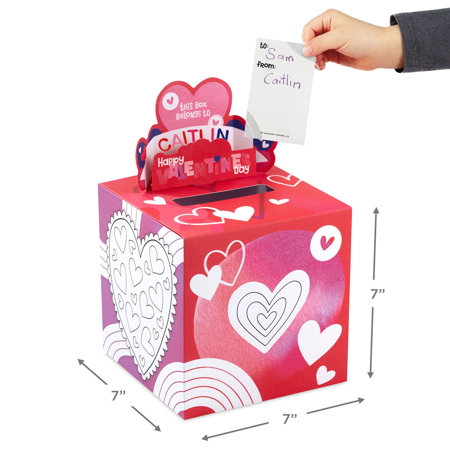 Happy Hearts Kids Classroom Valentines Set With Cards, Stickers and ...
