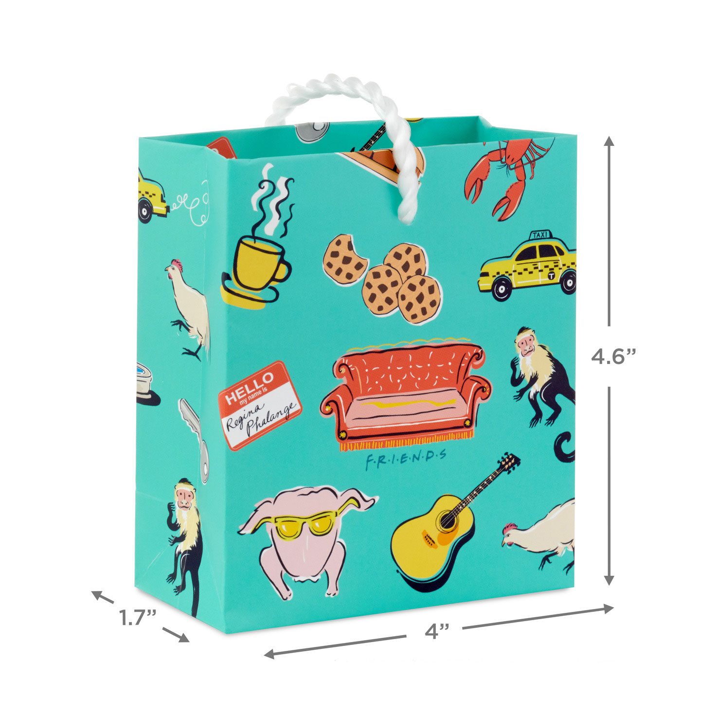 4.6" Friends Gift Card Holder Mini Bag - Gift Card Holders | Hallmark