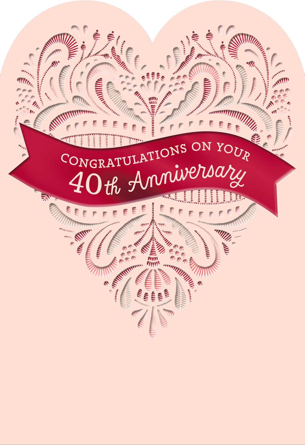 Many Hearts 40th Anniversary Card Greeting Cards Hallmark