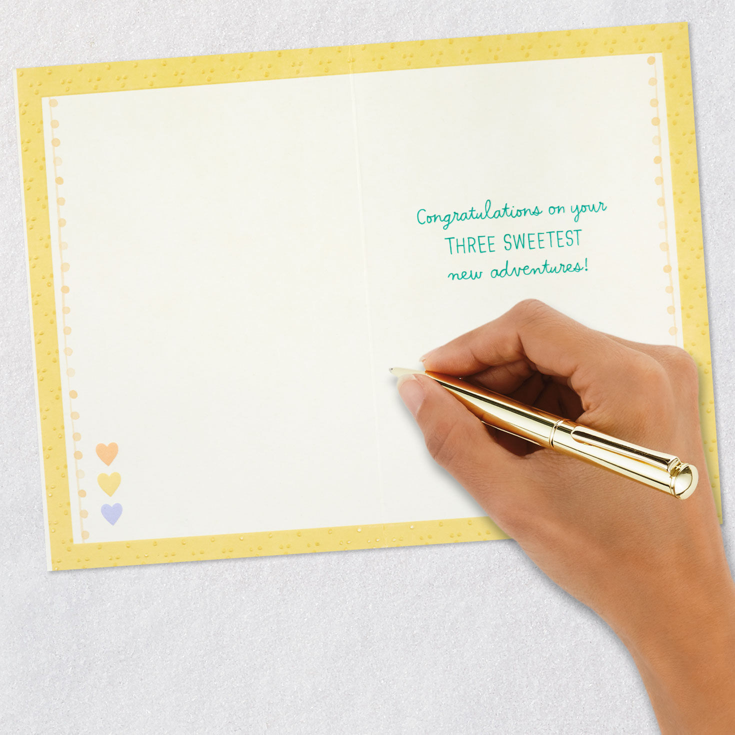 Triple the Love New Baby Triplets Card - Greeting Cards | Hallmark