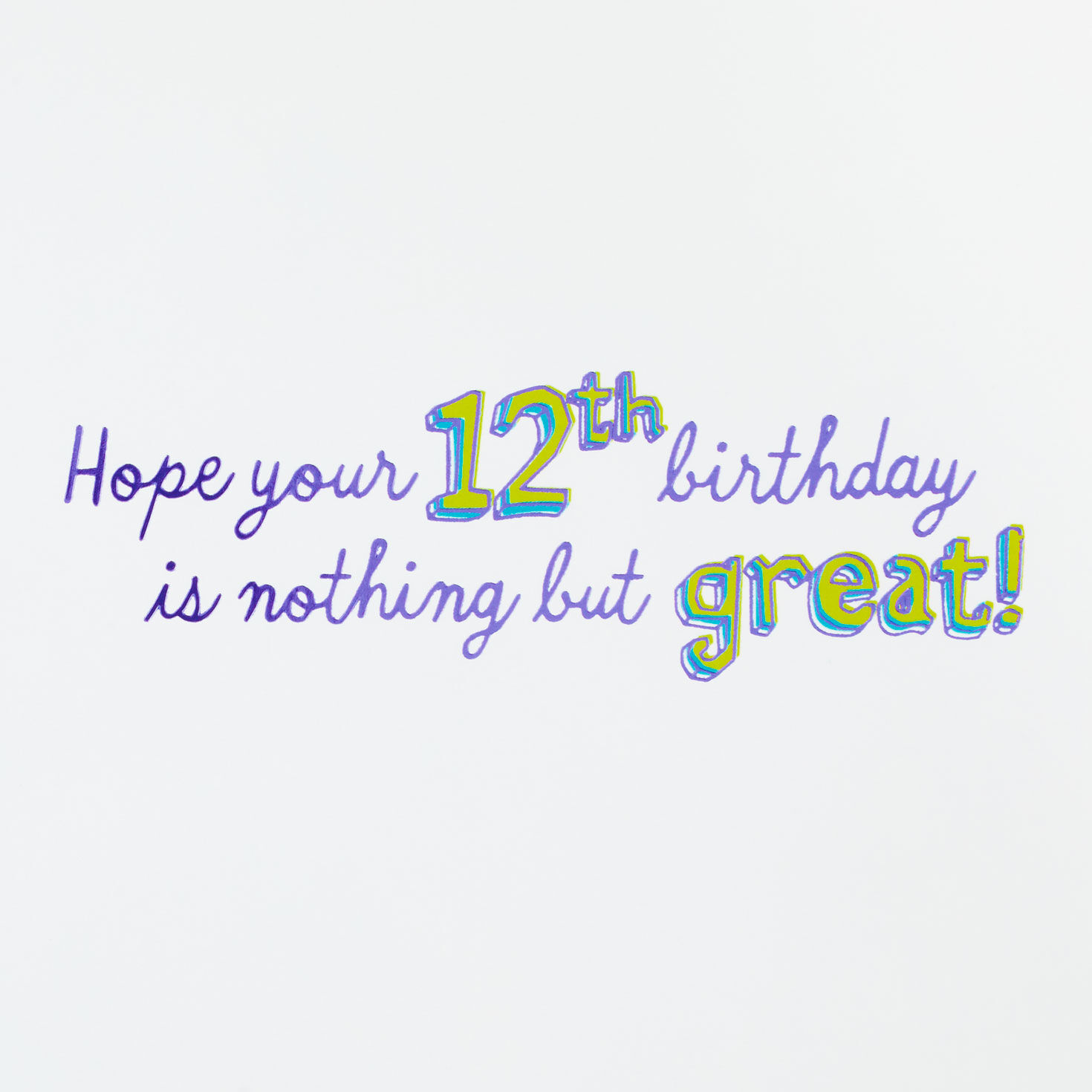 Great Times 12th Birthday Card - Greeting Cards | Hallmark