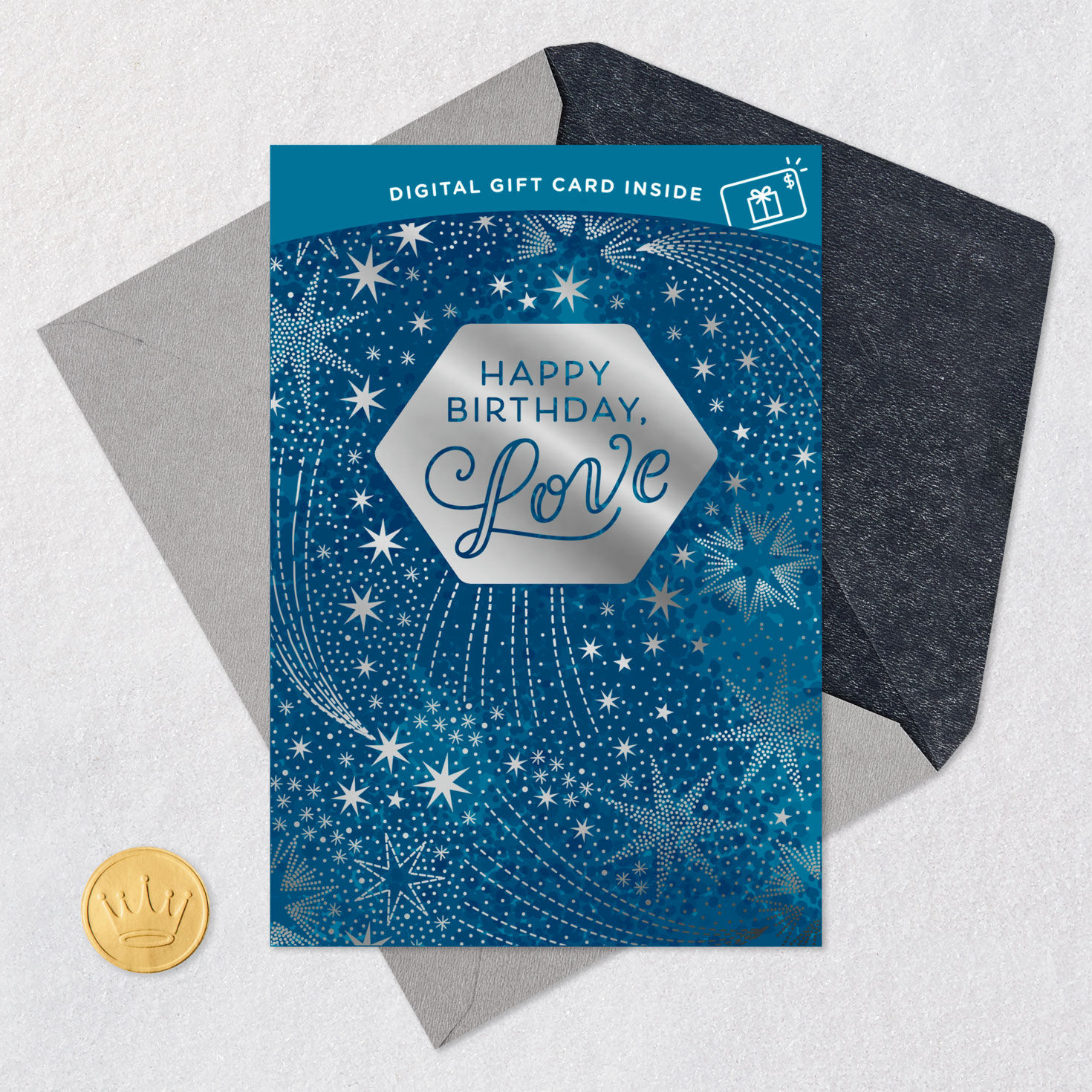 Love You Gift Card Greeting Romantic Birthday Card - Greeting Cards ...